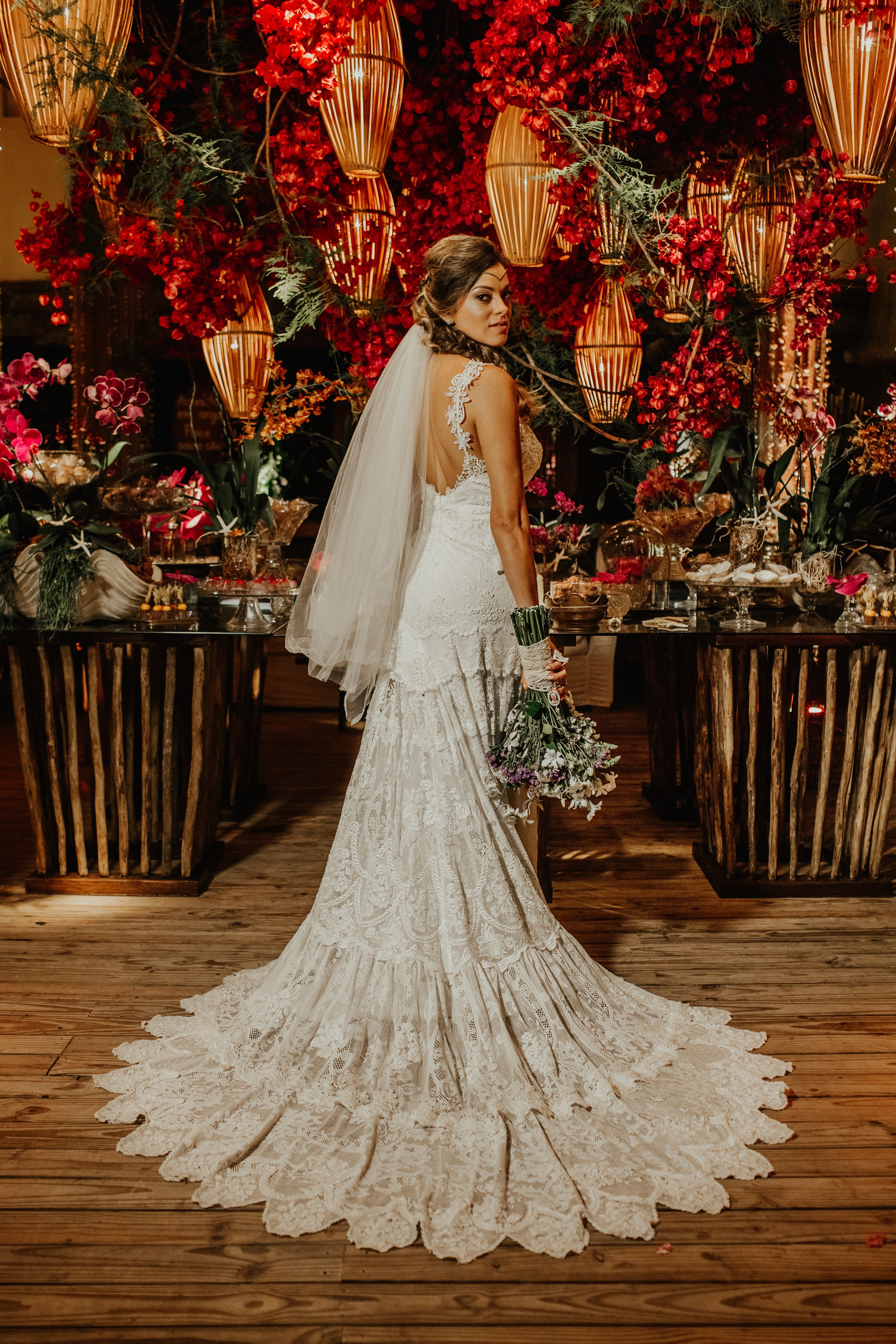 A Woman Wearing a Wedding Dress · Free Stock Photo