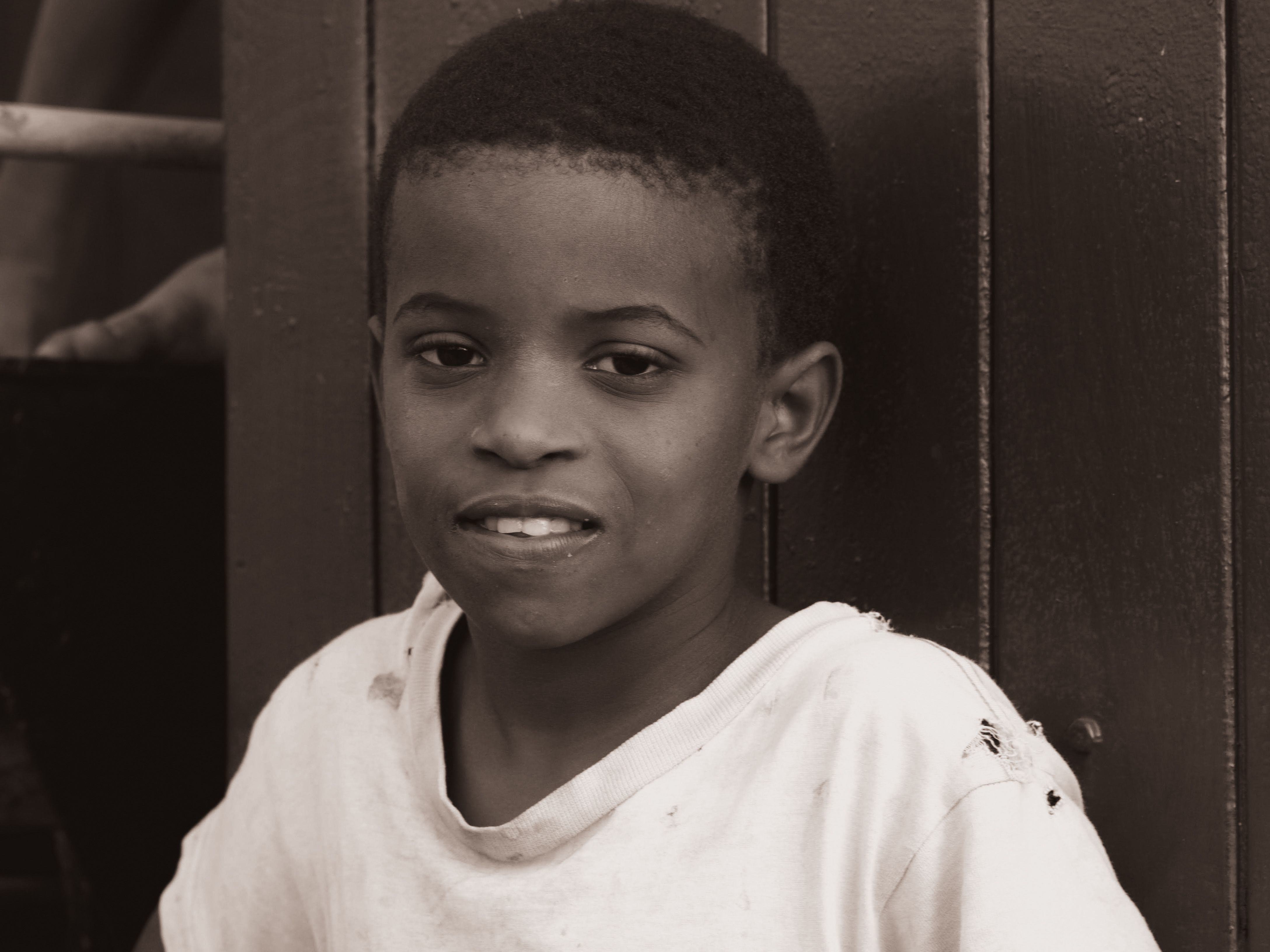 Boy's Face in Close Up Photography · Free Stock Photo