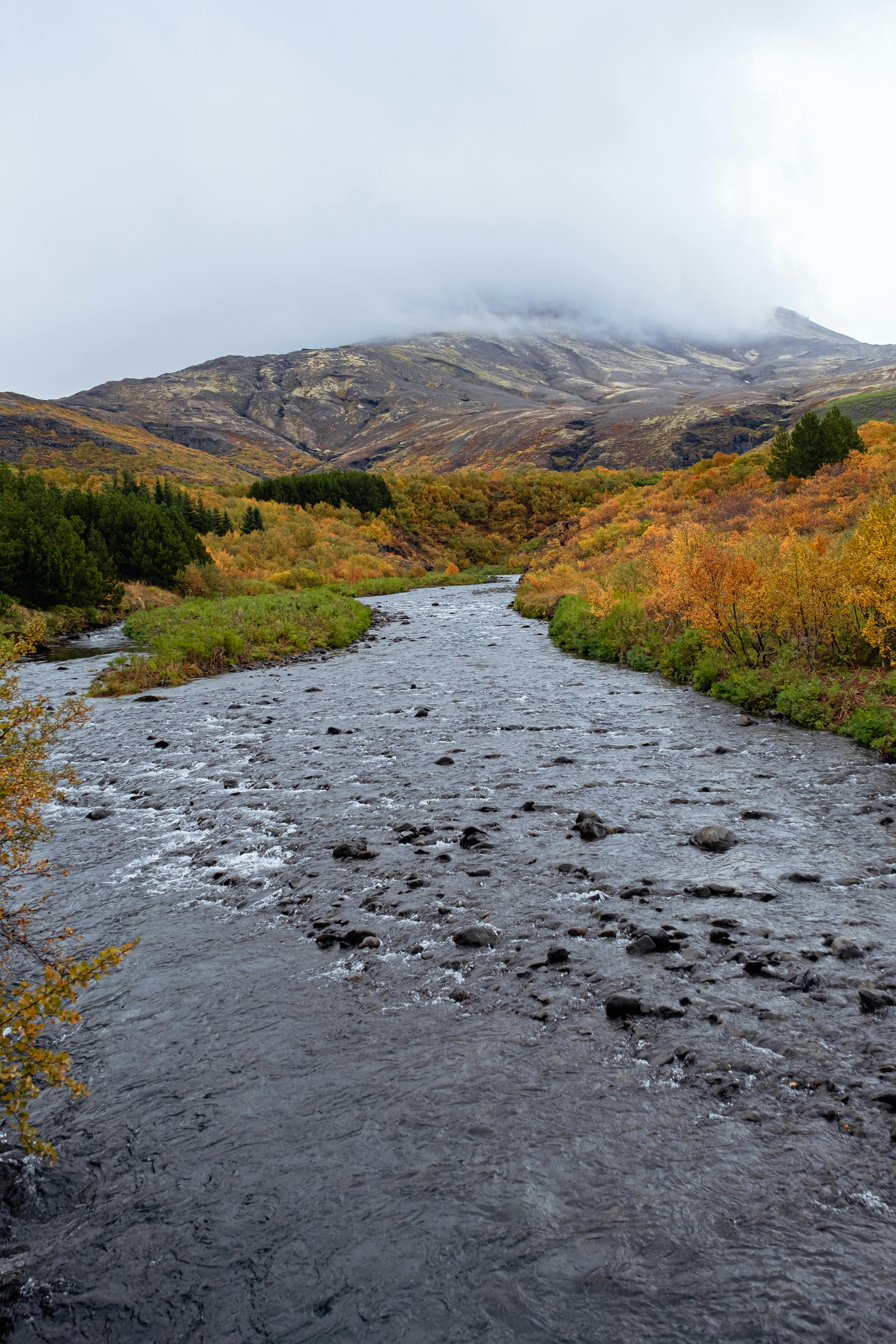 River Near Mountain · Free Stock Photo