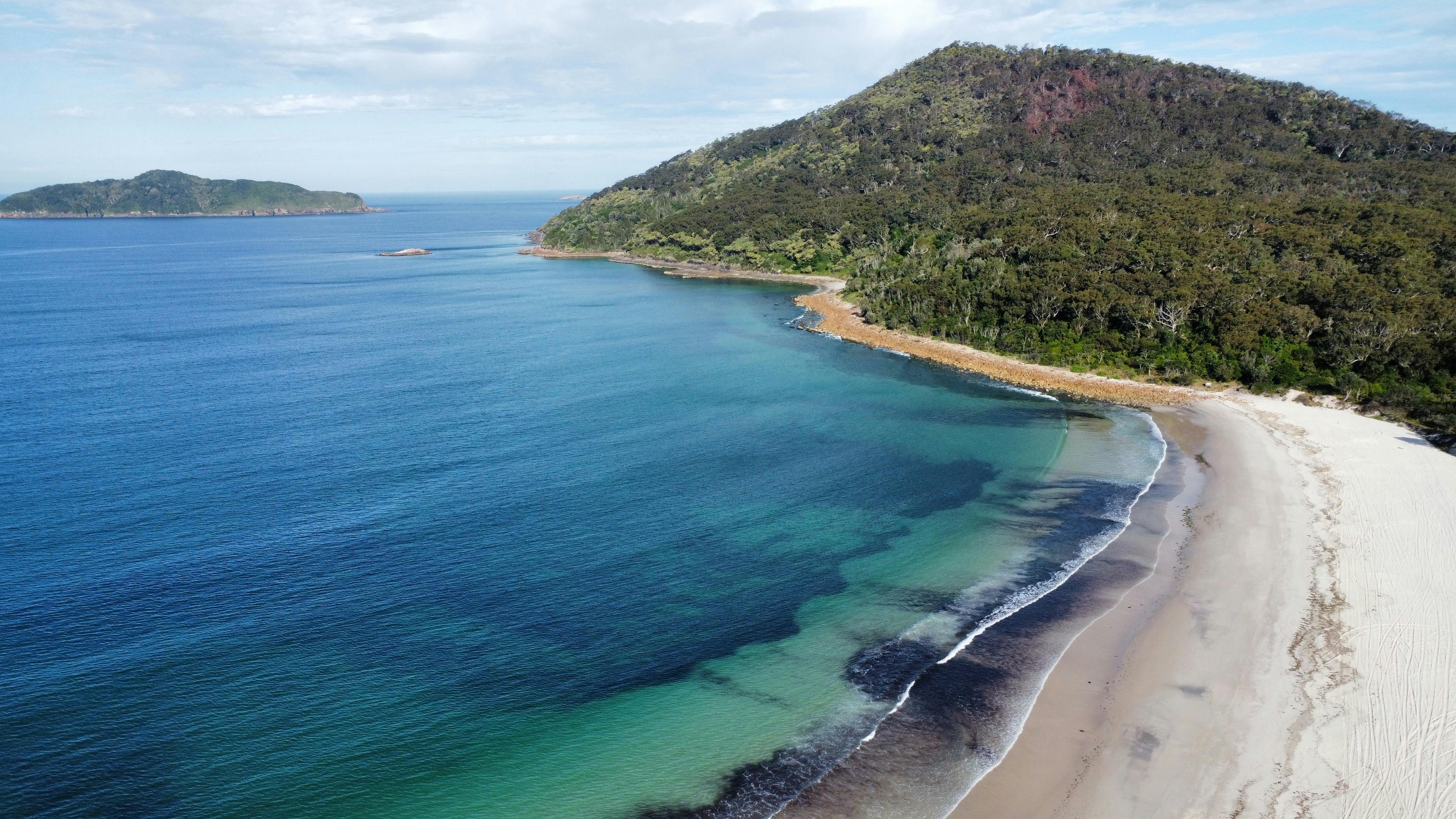 Aerial View of a Beach · Free Stock Photo