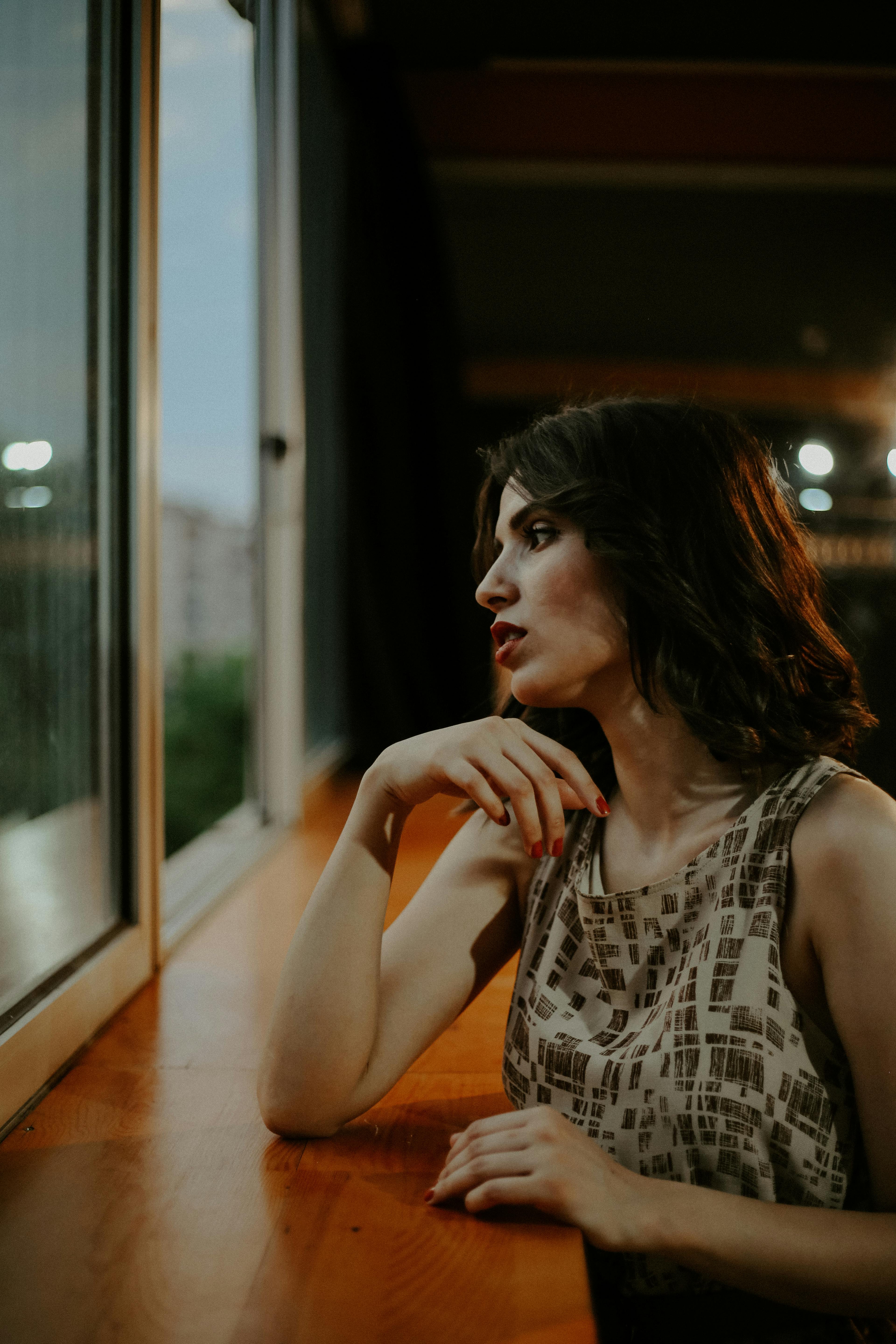 Woman by the Window · Free Stock Photo