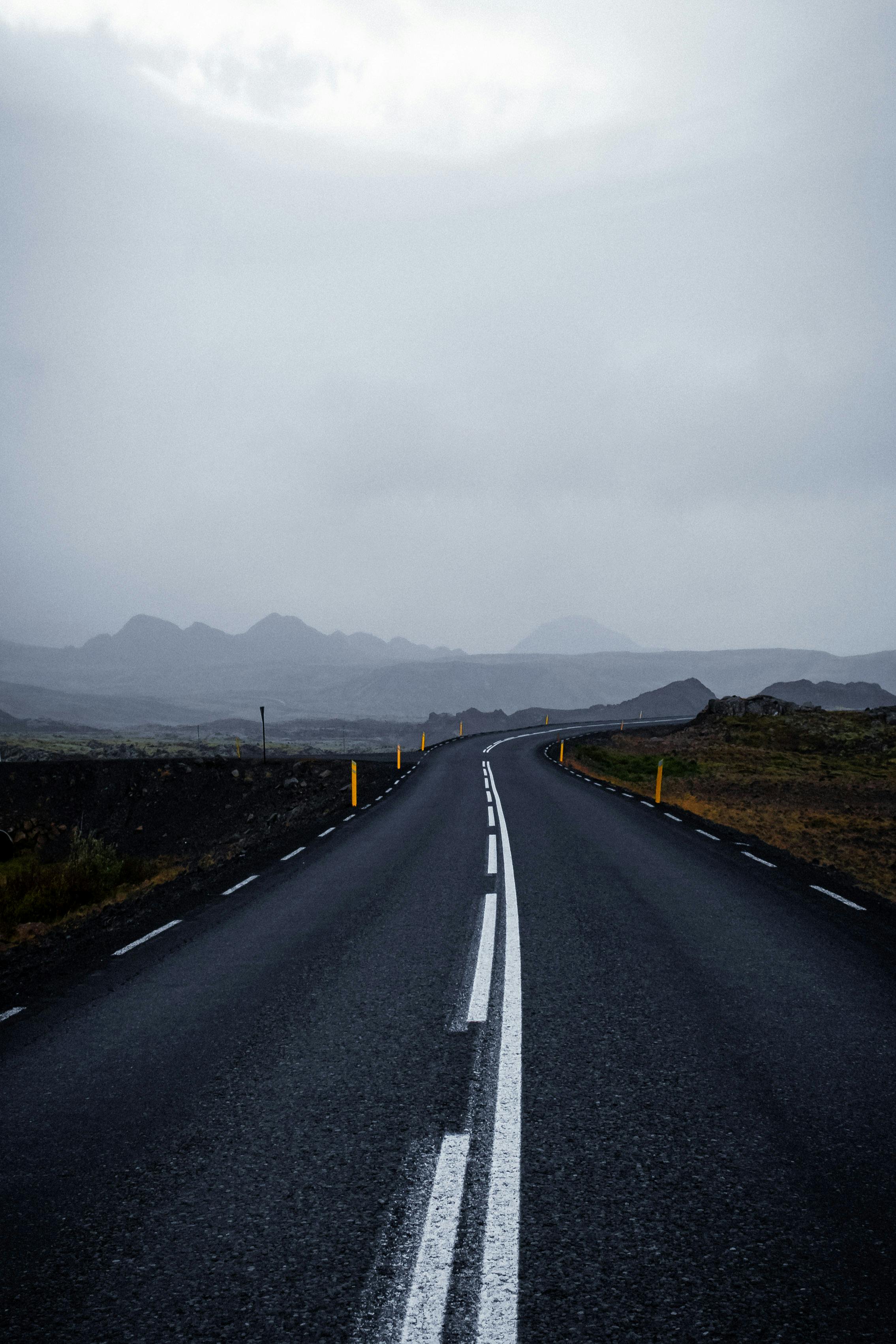 Clouds over Road · Free Stock Photo