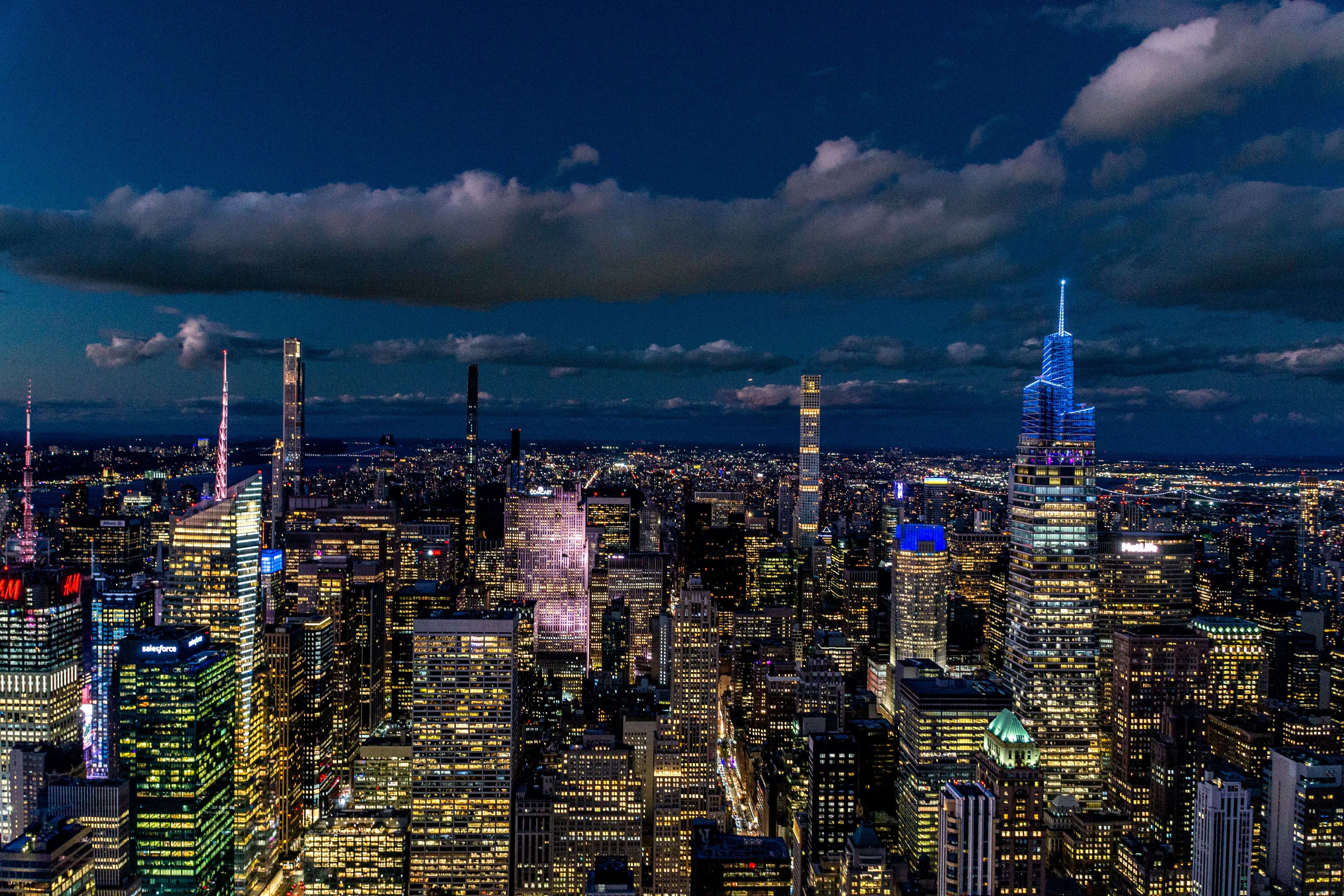 City Building Lights · Free Stock Photo