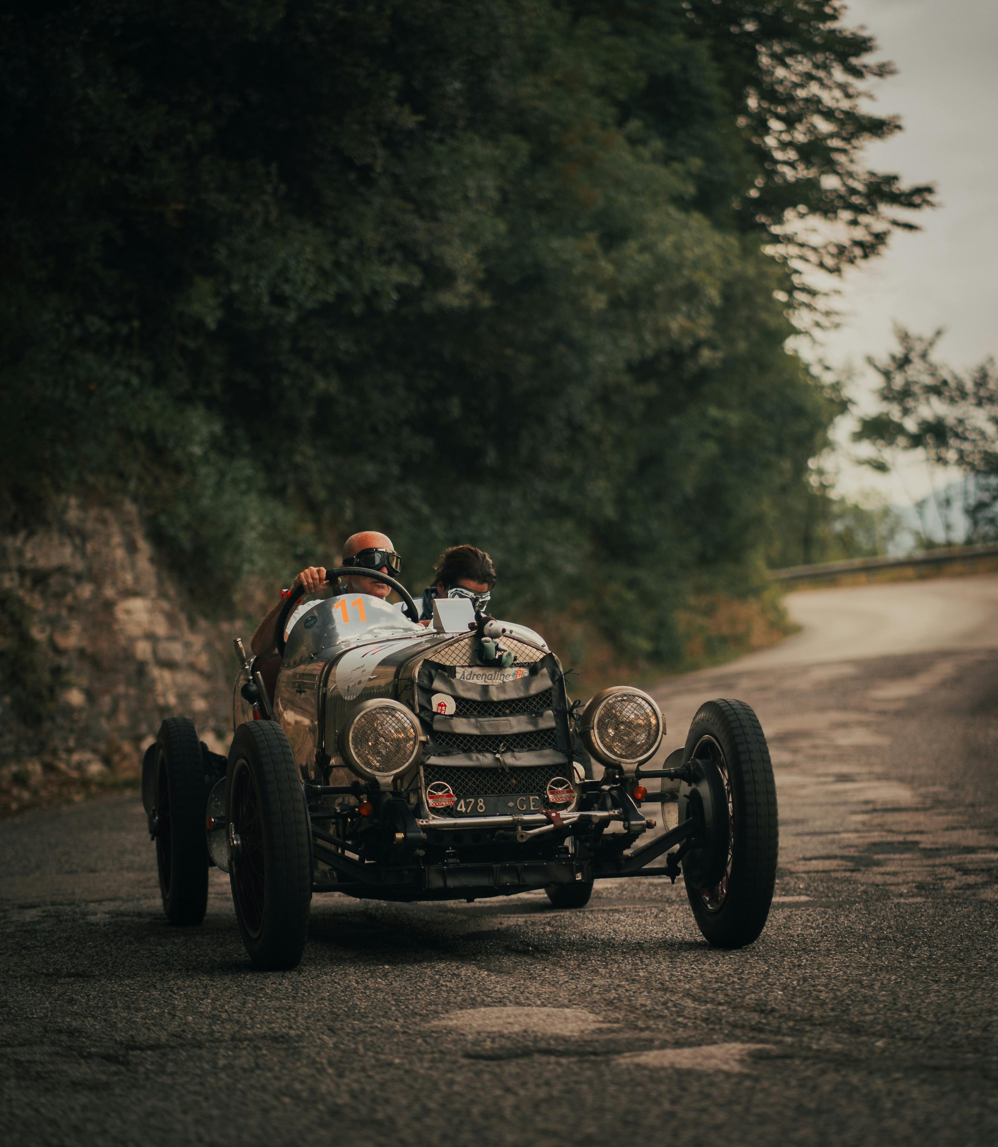 A Person Driving a Hot Rod · Free Stock Photo