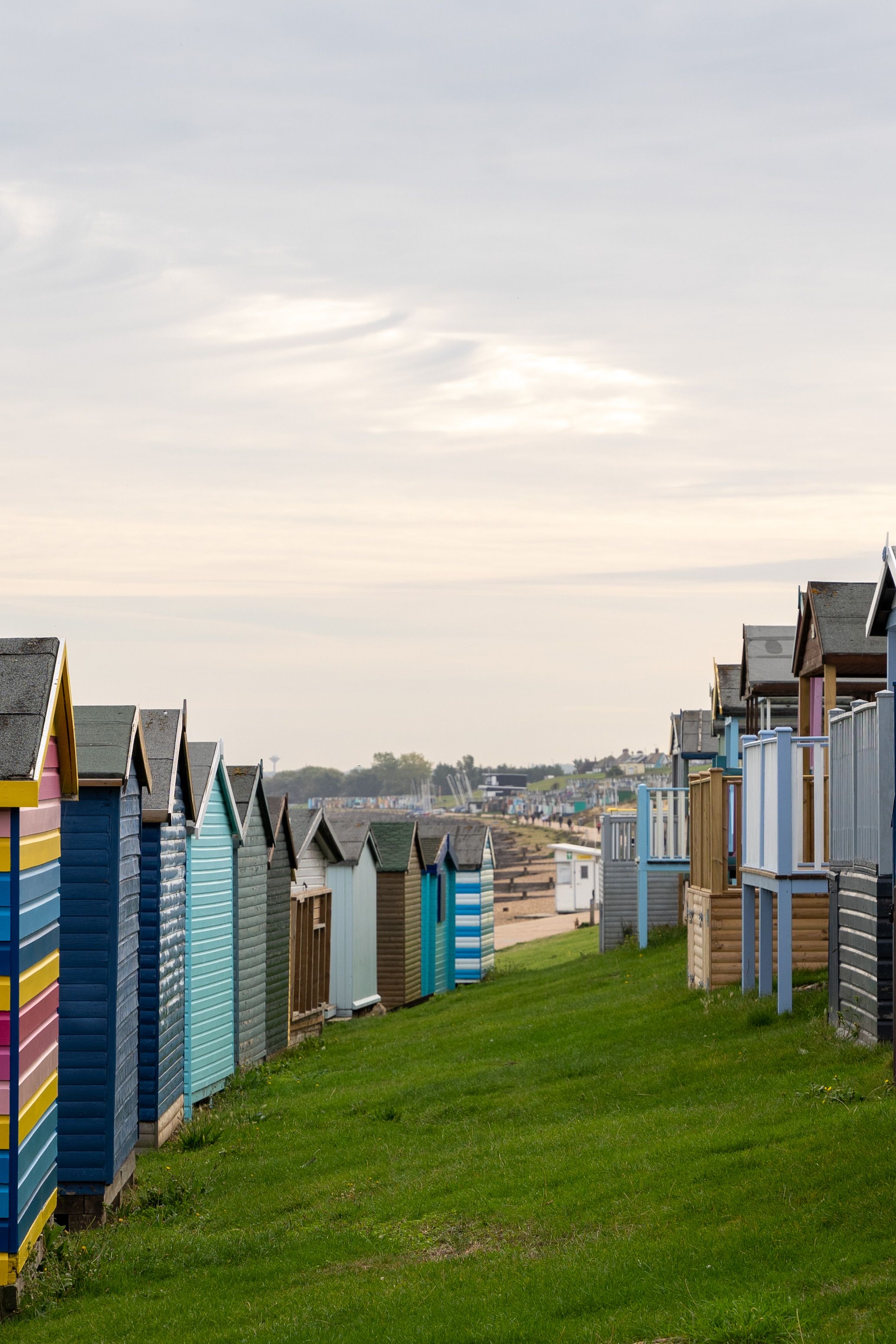 Colorful Huts in Row · Free Stock Photo