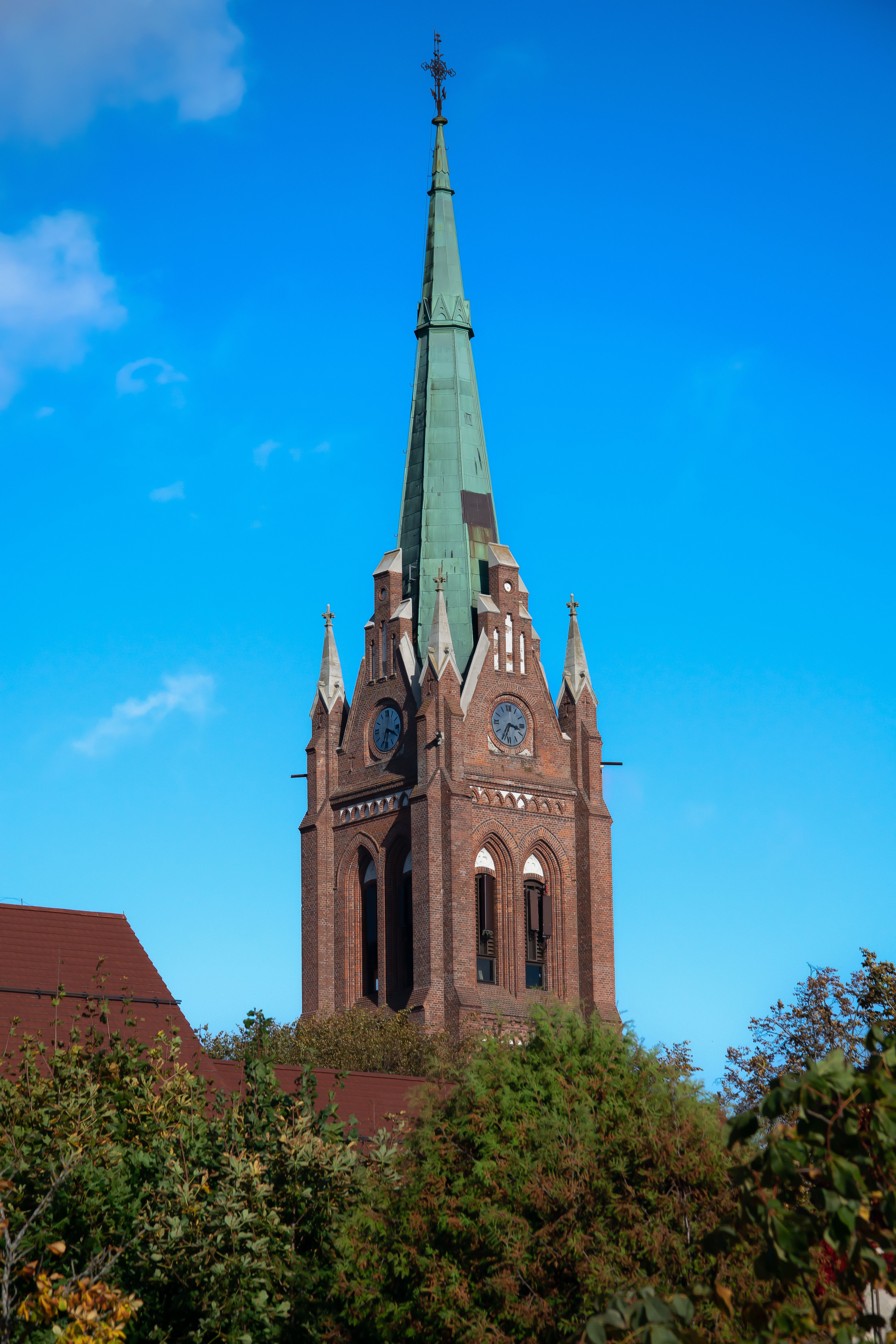 High Angle View of Church Building · Free Stock Photo