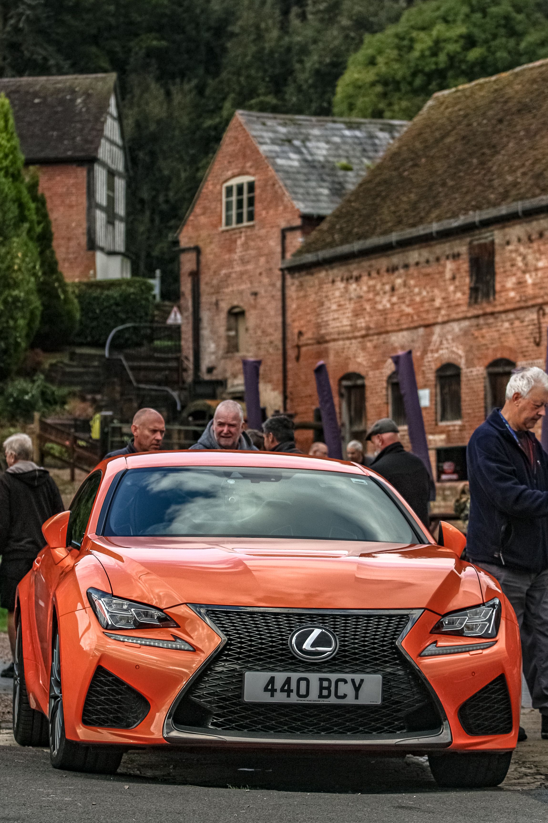 Red Lexus in Town · Free Stock Photo