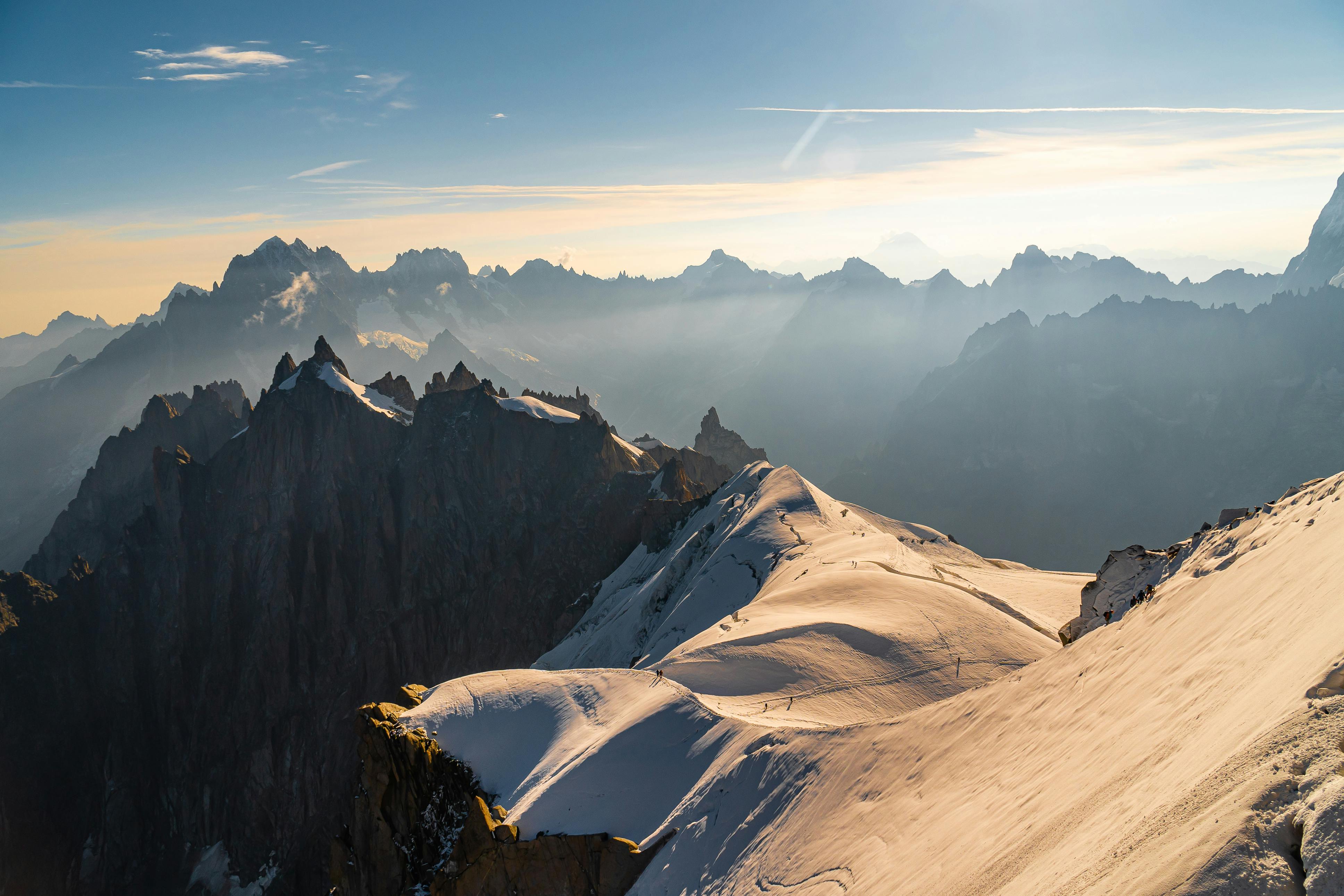 Brown Rock Mountains Under the Blue Sky · Free Stock Photo
