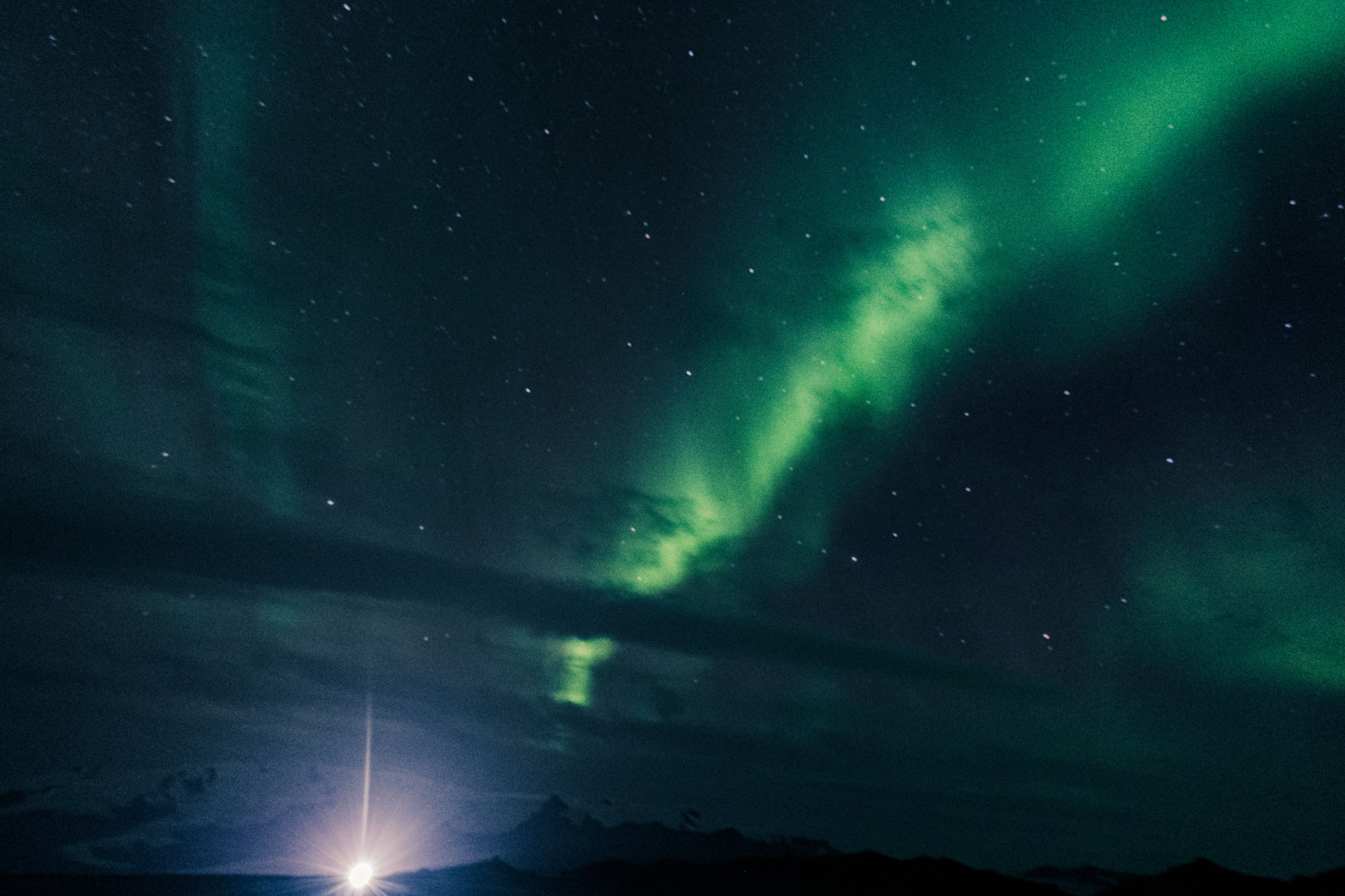 Aurora at Night · Free Stock Photo
