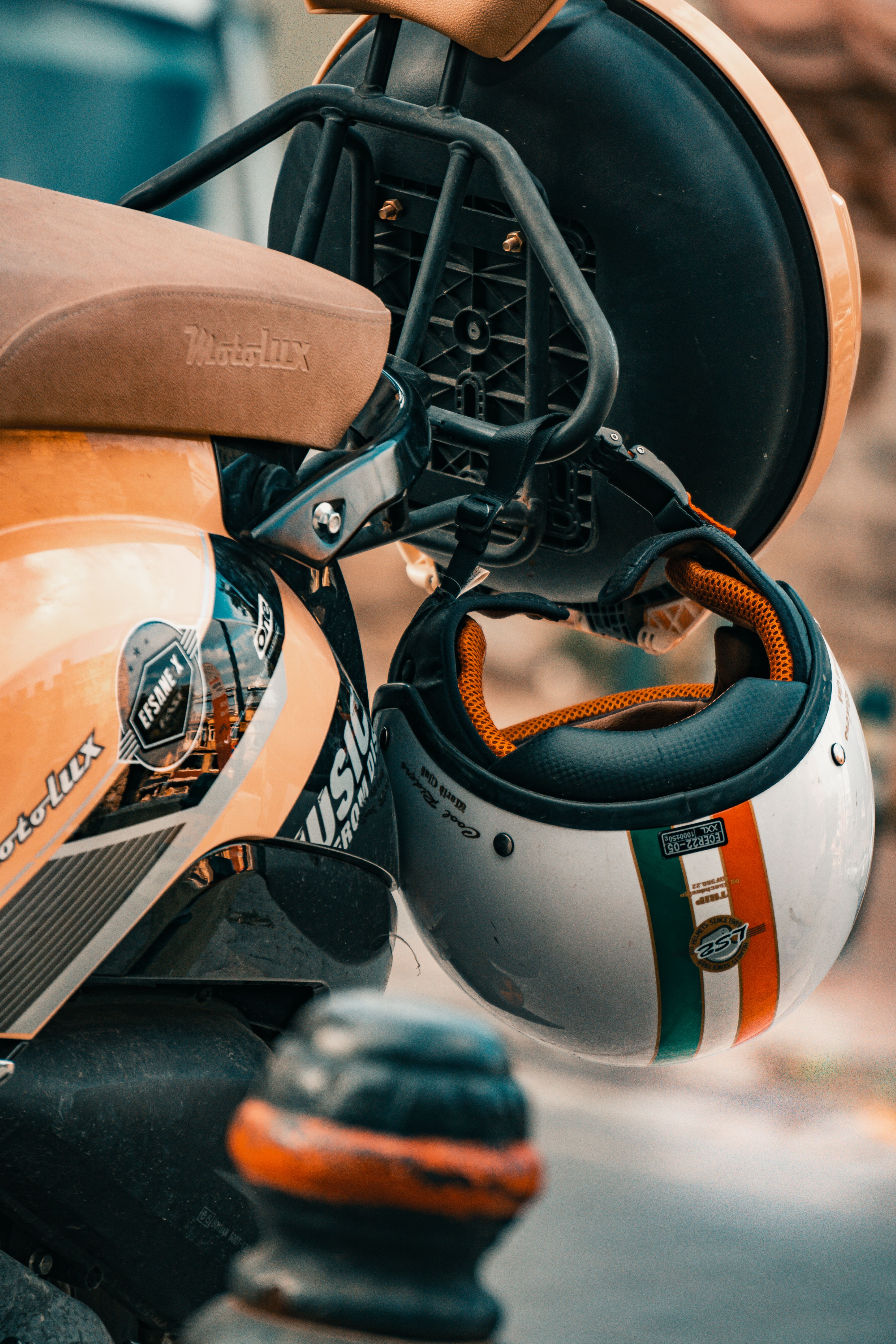 Close up of Motorcycle Helmet · Free Stock Photo
