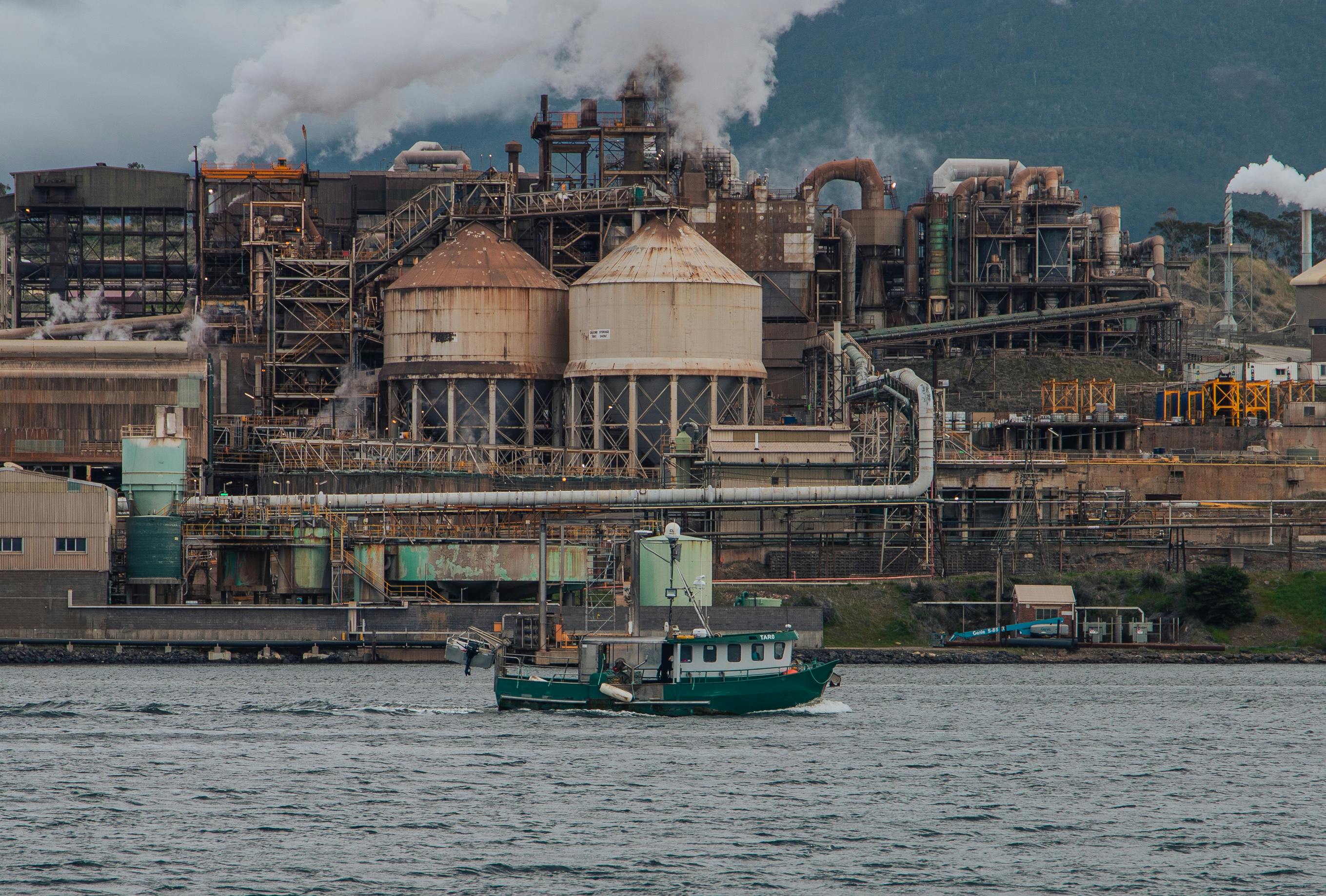 Aerial View of Cargo Ship on Dock · Free Stock Photo