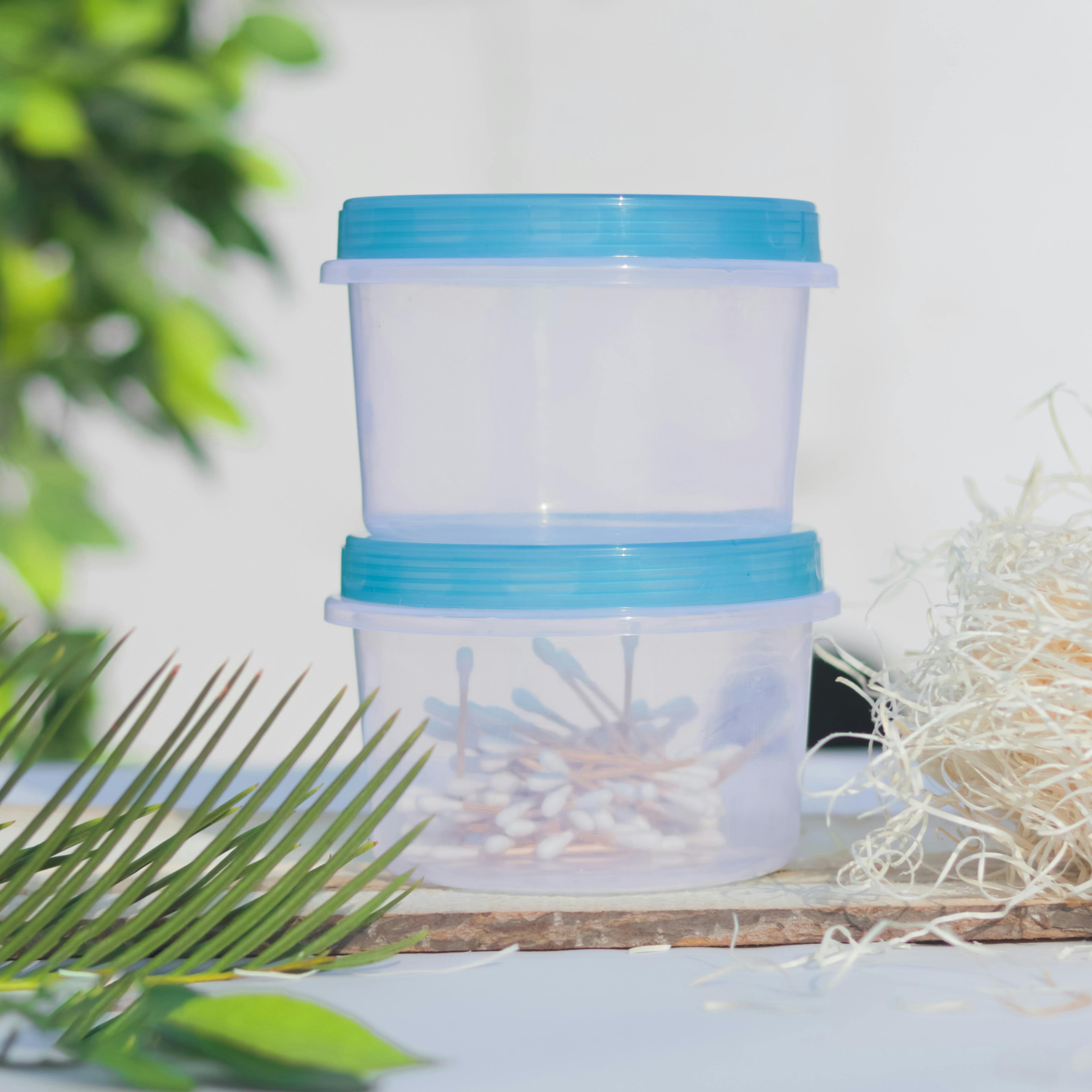 A Plastic Containers with Cotton Buds · Free Stock Photo