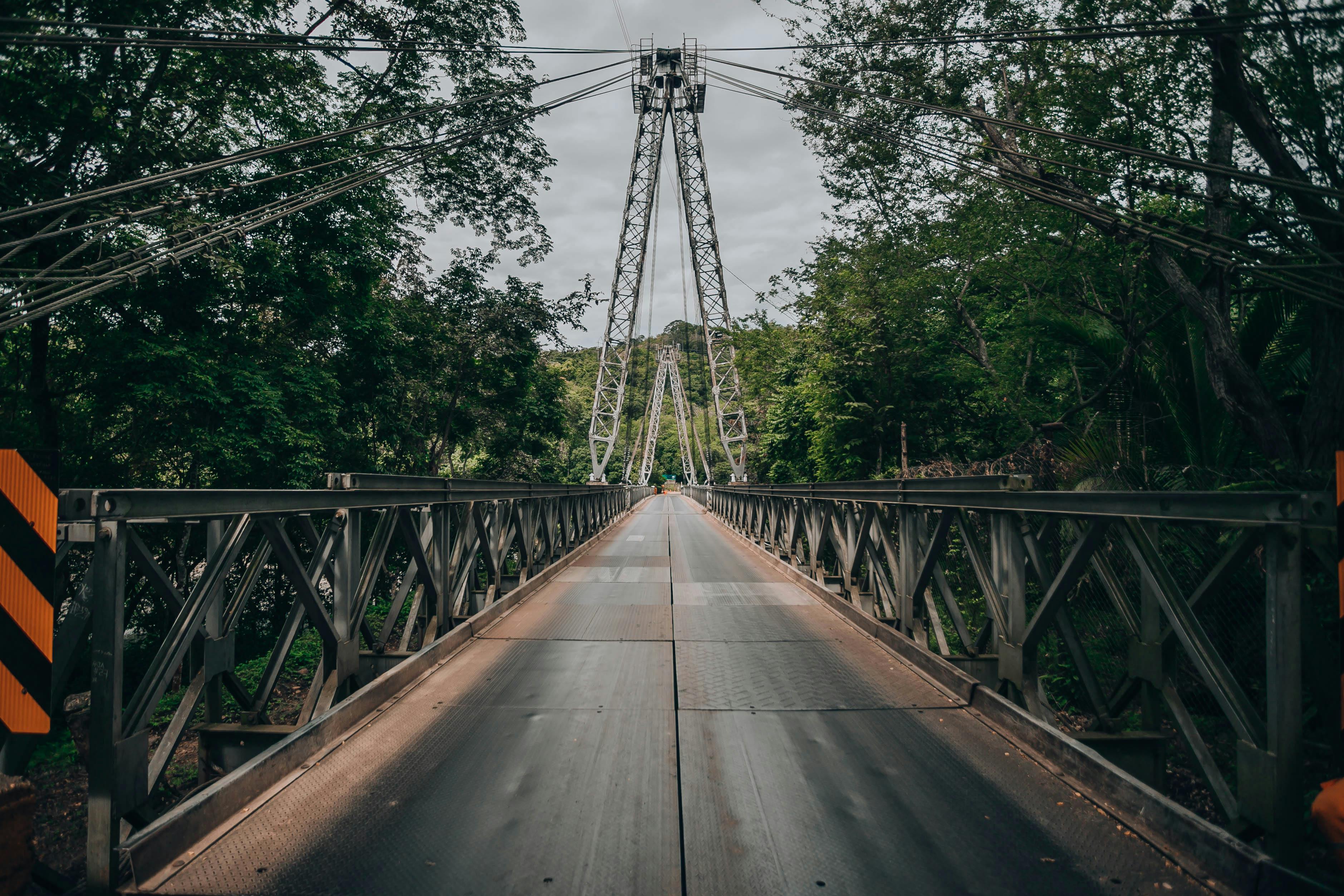 Train Track Bridge during Cloudy Skies · Free Stock Photo