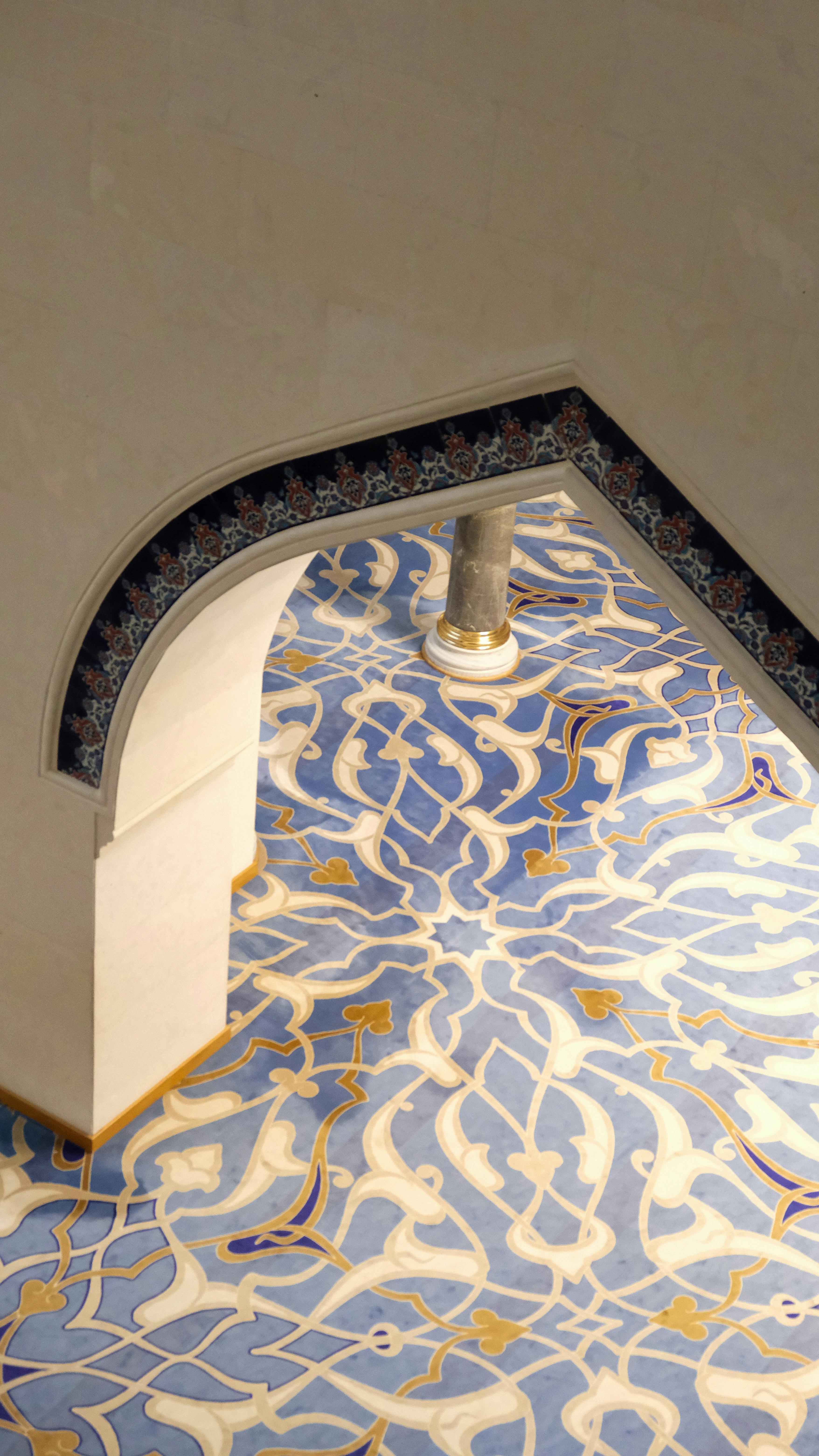 Mosaic Patterns in Mosque · Free Stock Photo