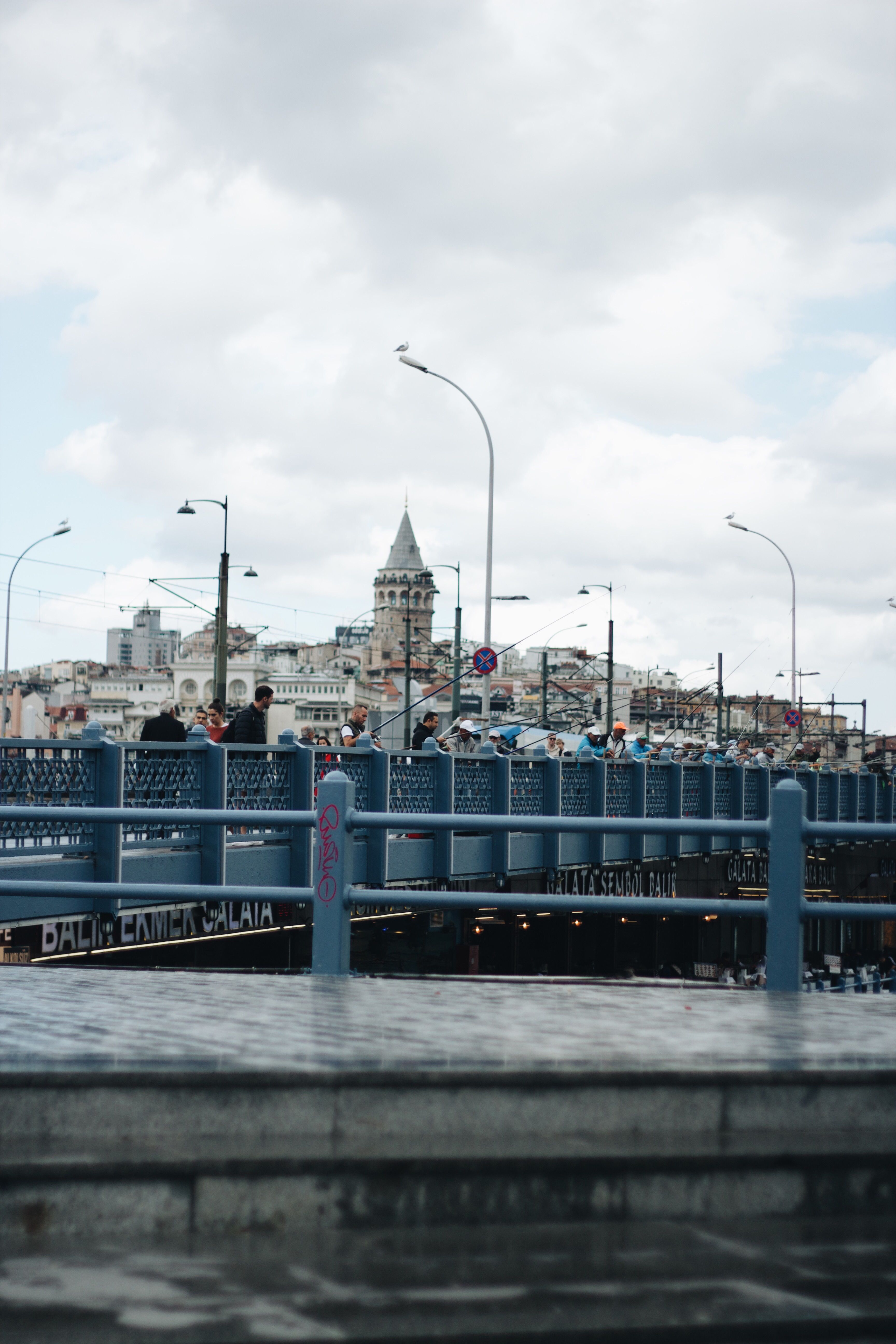 Person Crossing a Bridge · Free Stock Photo