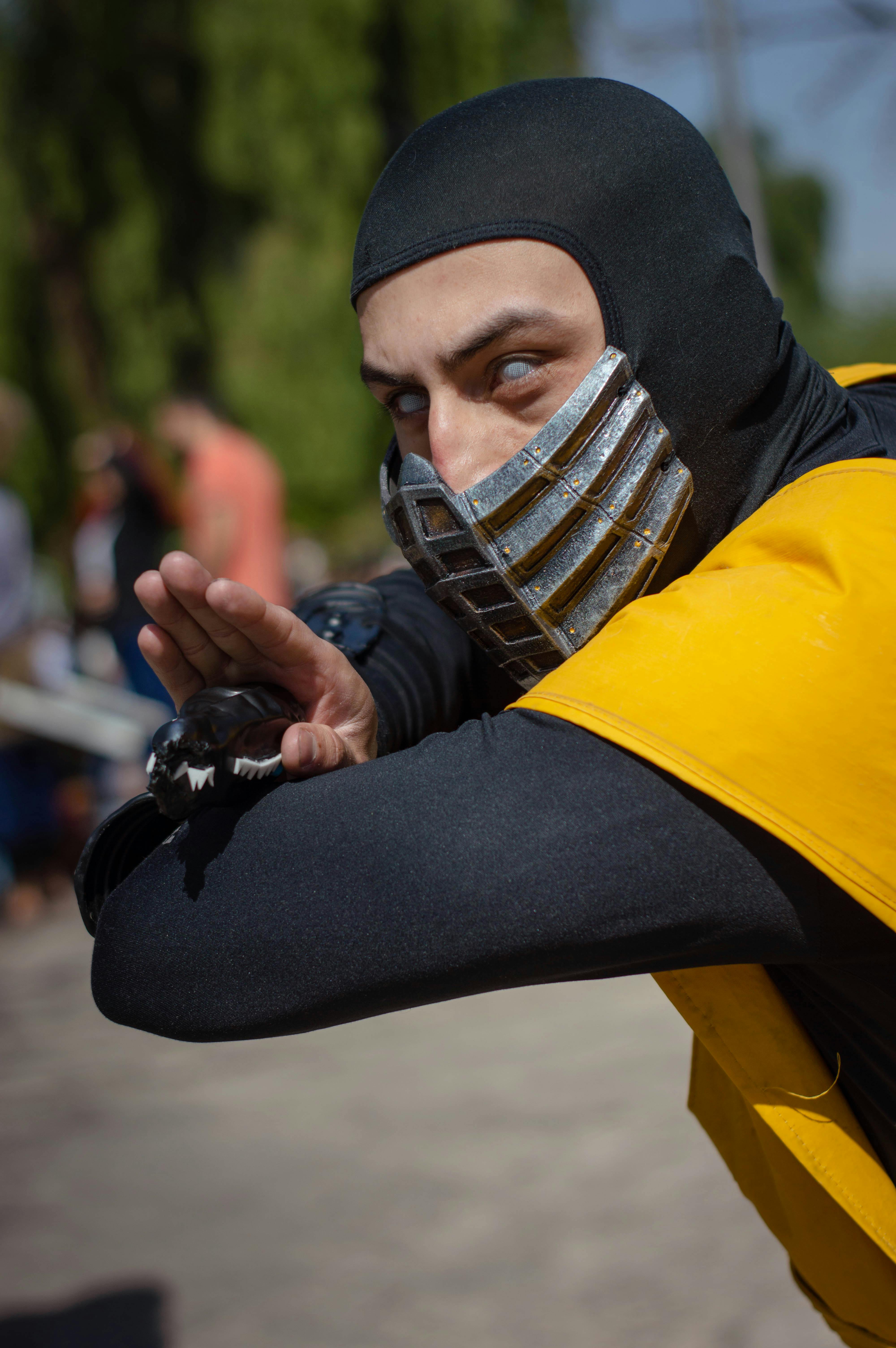 A Man Cosplaying Rengoku · Free Stock Photo