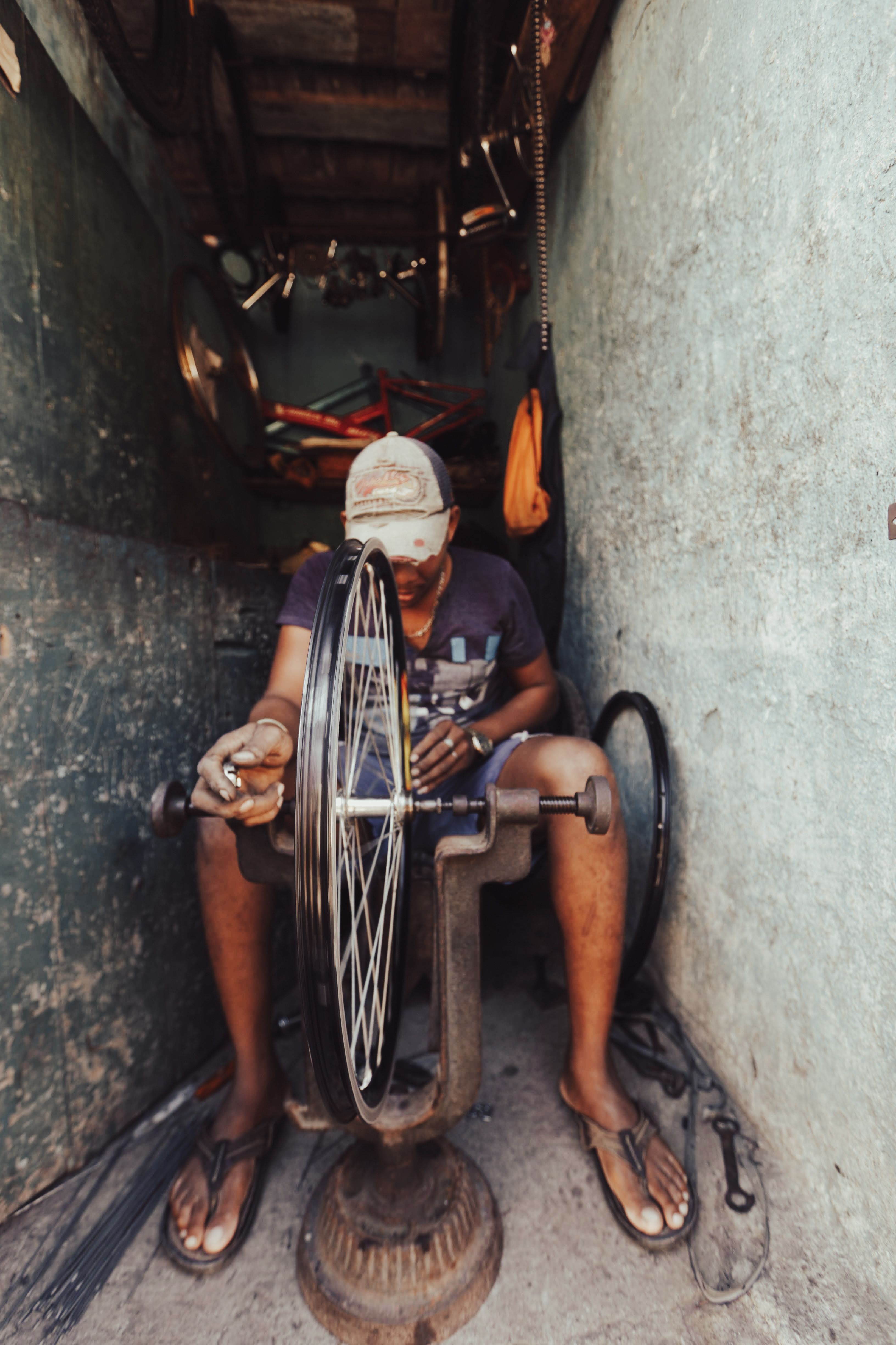 Fixing Bicycle Photos, Download Free Fixing Bicycle Stock Photos & HD ...
