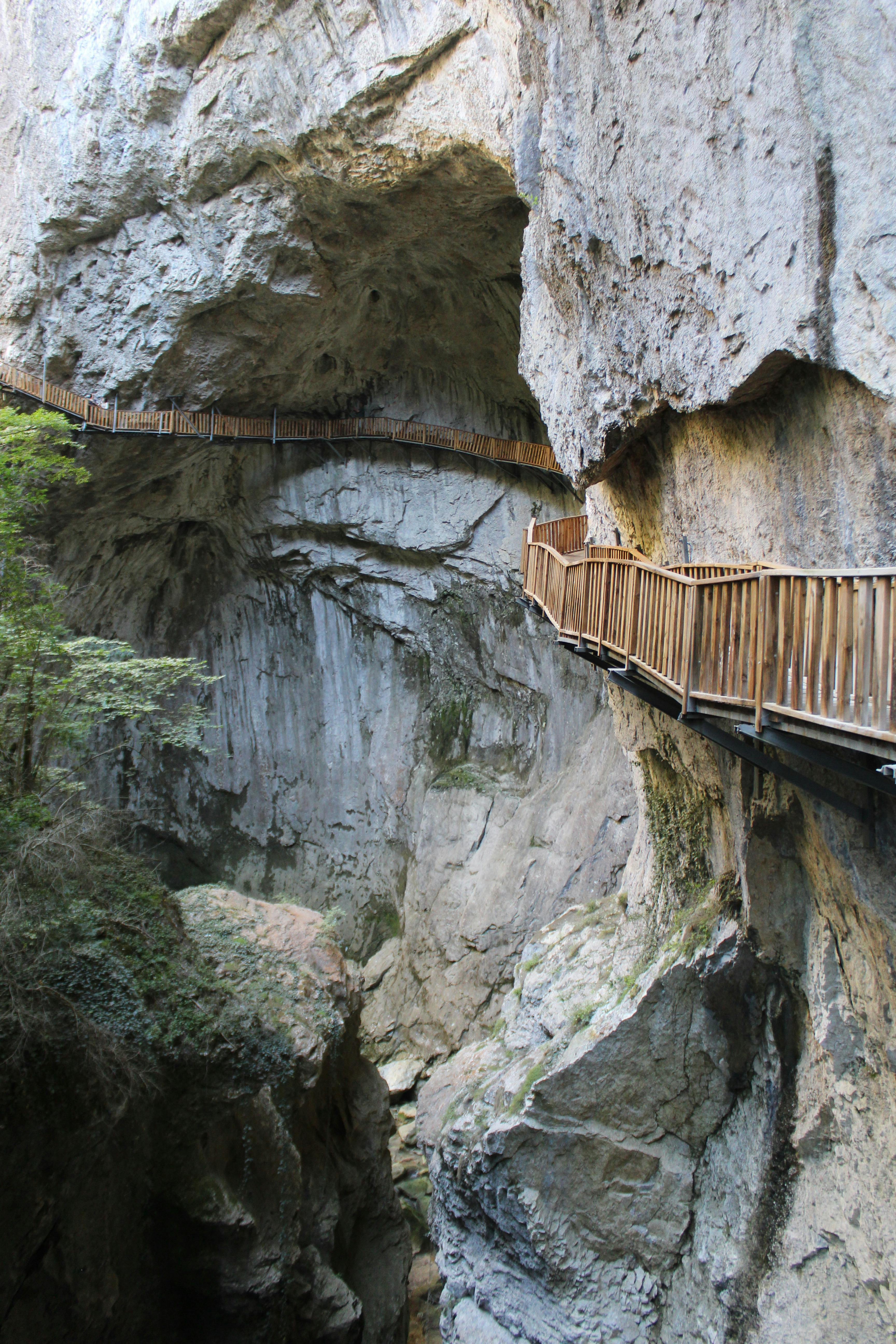 Walking Path on Cliff in Canyon · Free Stock Photo