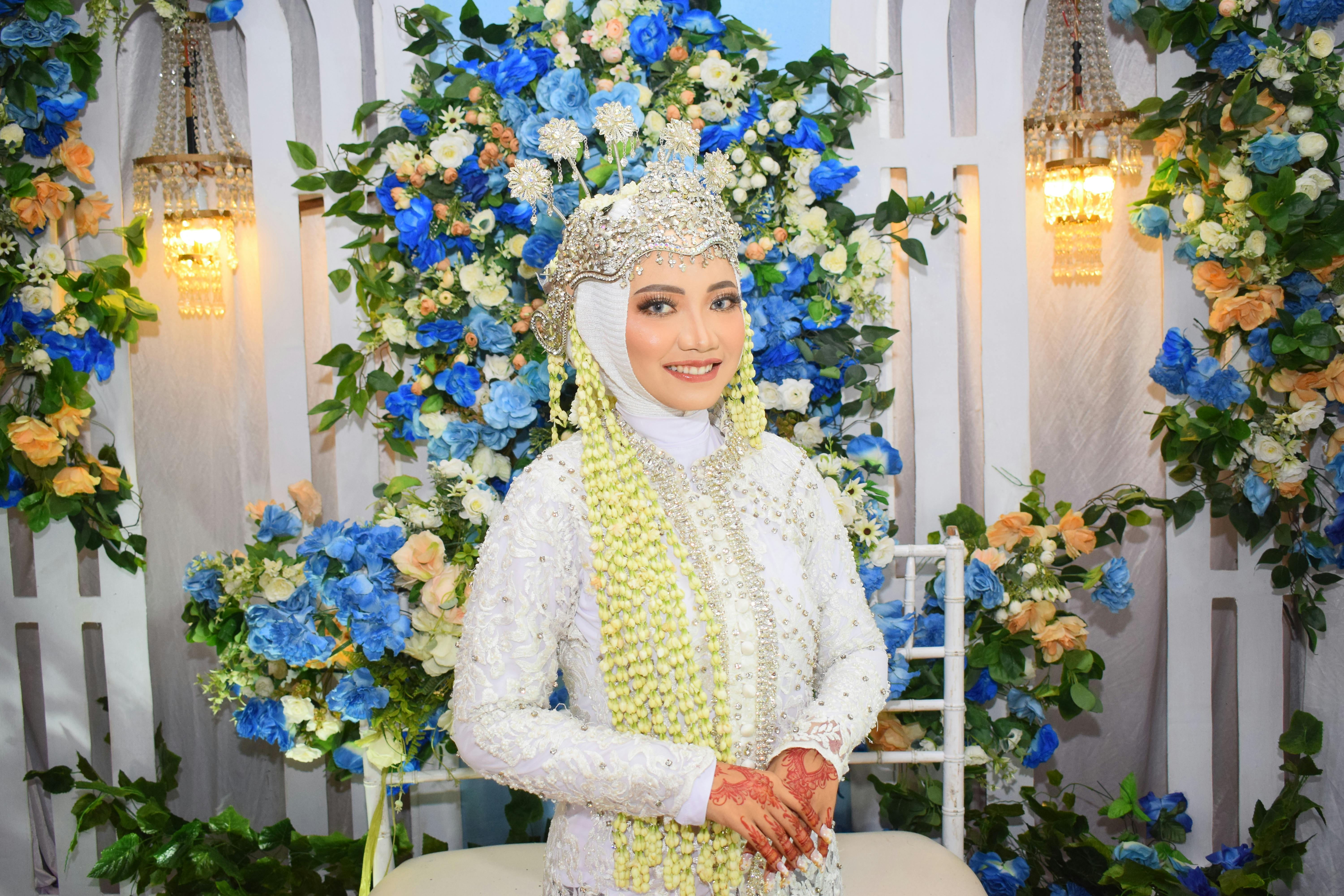Beautiful Woman in White Traditional Clothing · Free Stock Photo