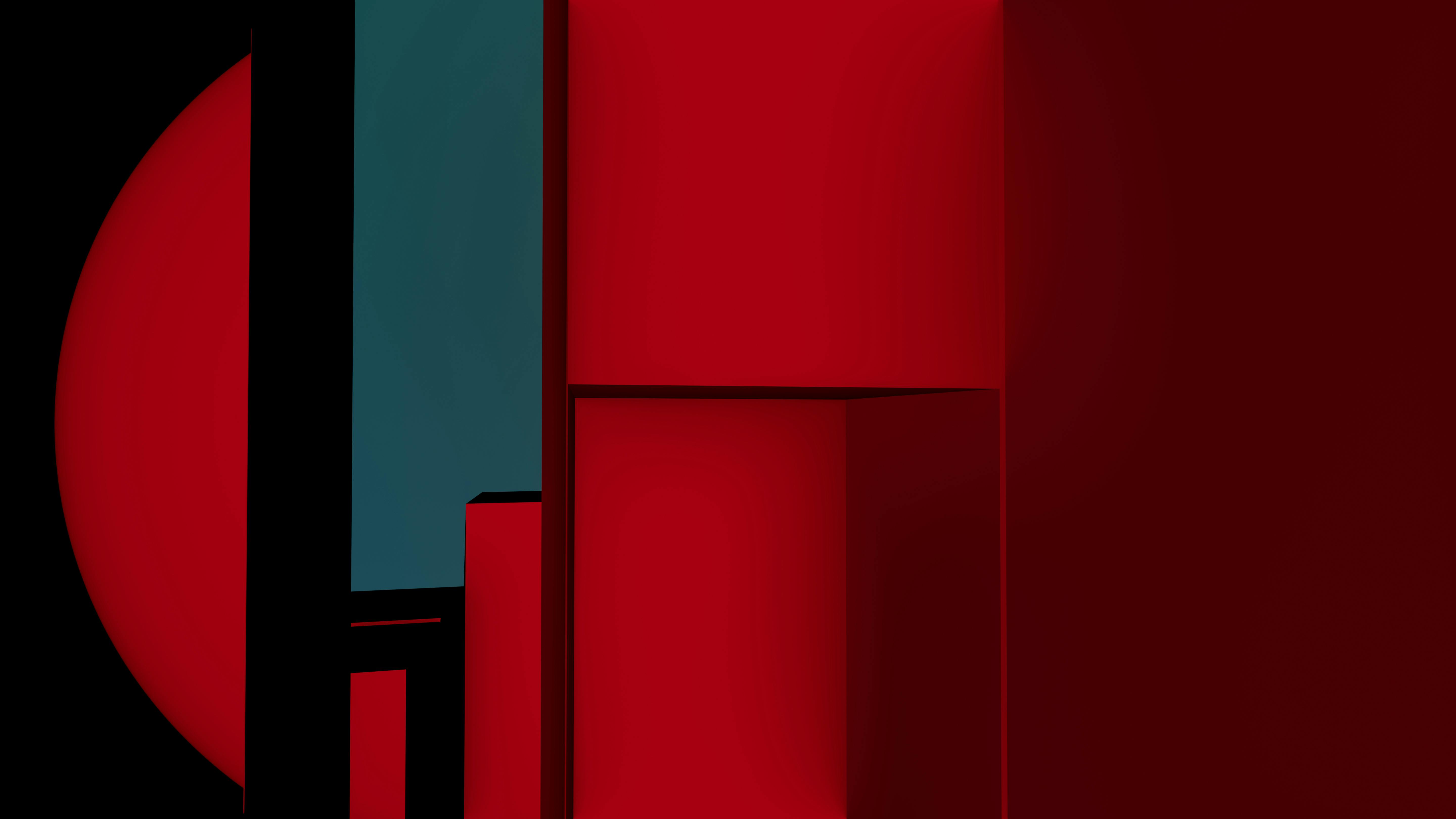Red Blocks in Light · Free Stock Photo