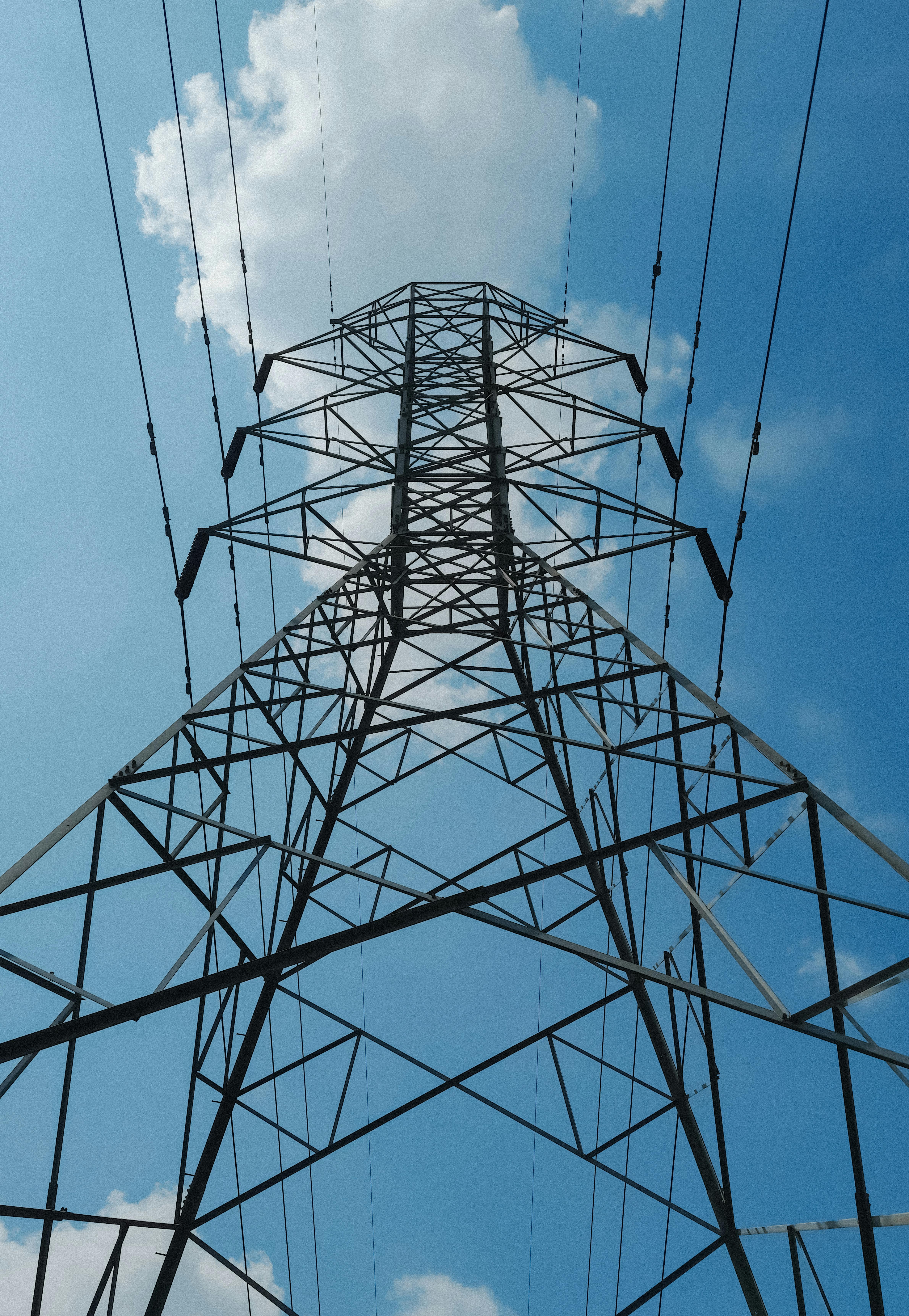 Electric Transmission Cable Wires Tower · Free Stock Photo