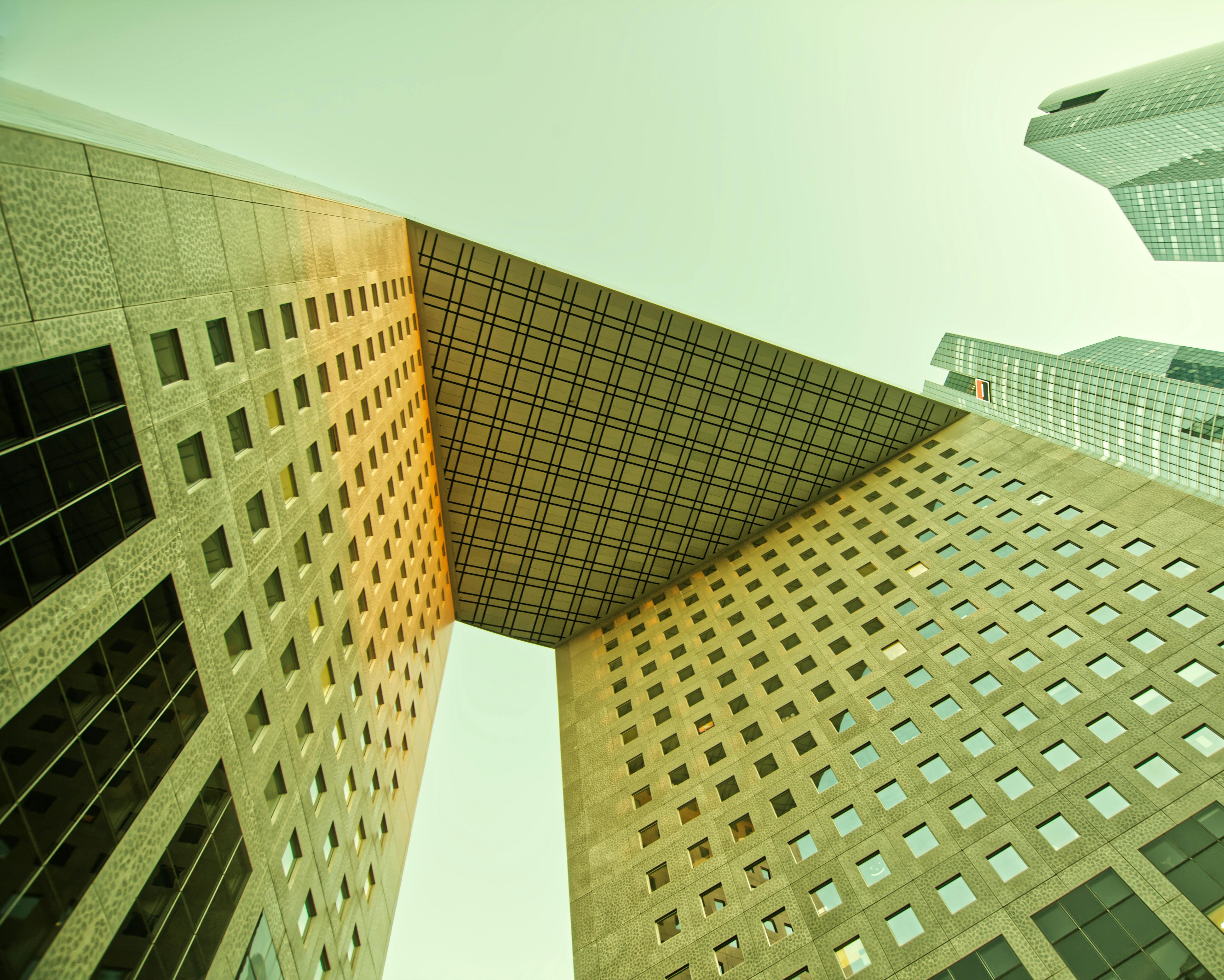 Modern Architectural High Rise Design of Buildings · Free Stock Photo