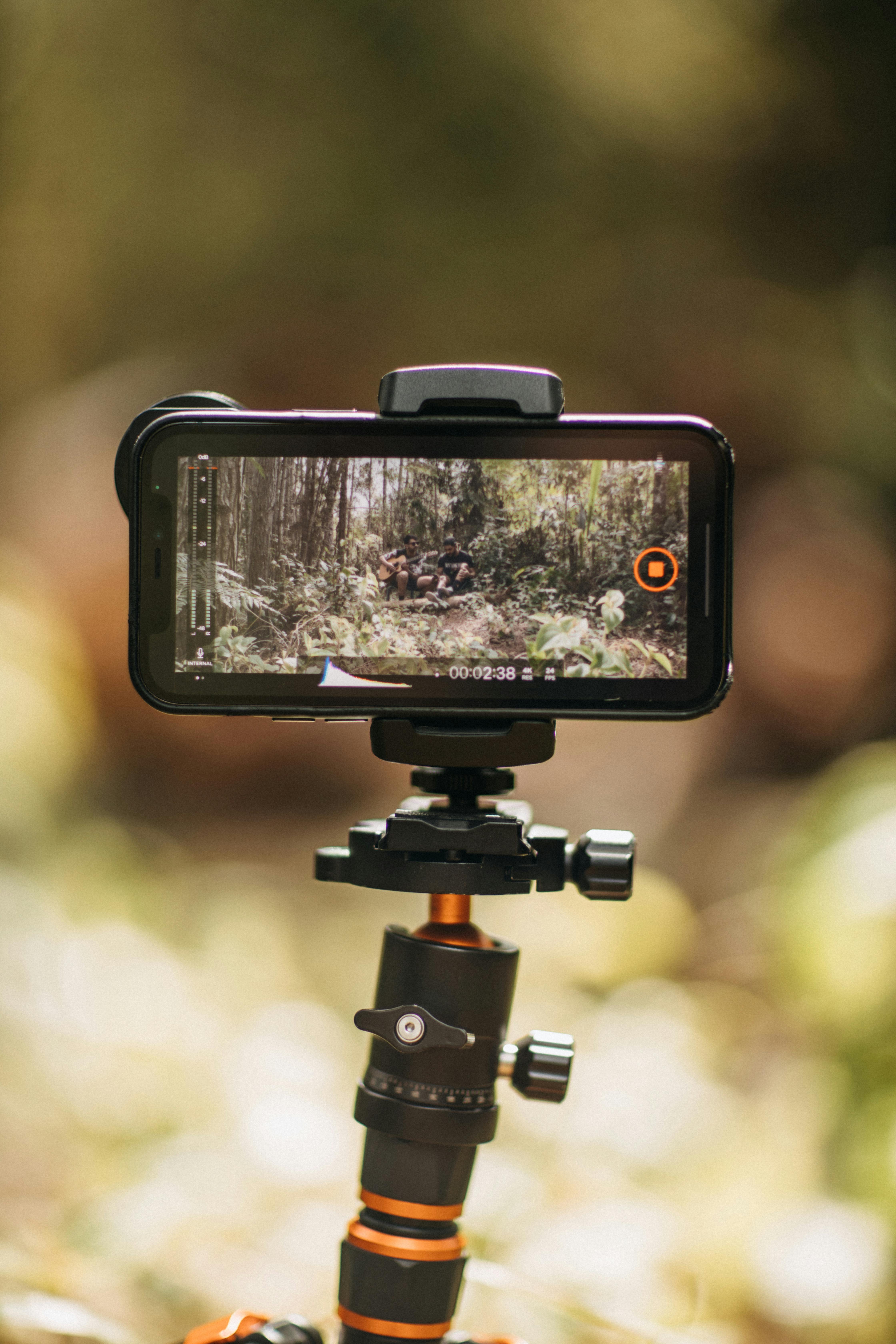 Video Recording of Nature with Smartphone · Free Stock Photo