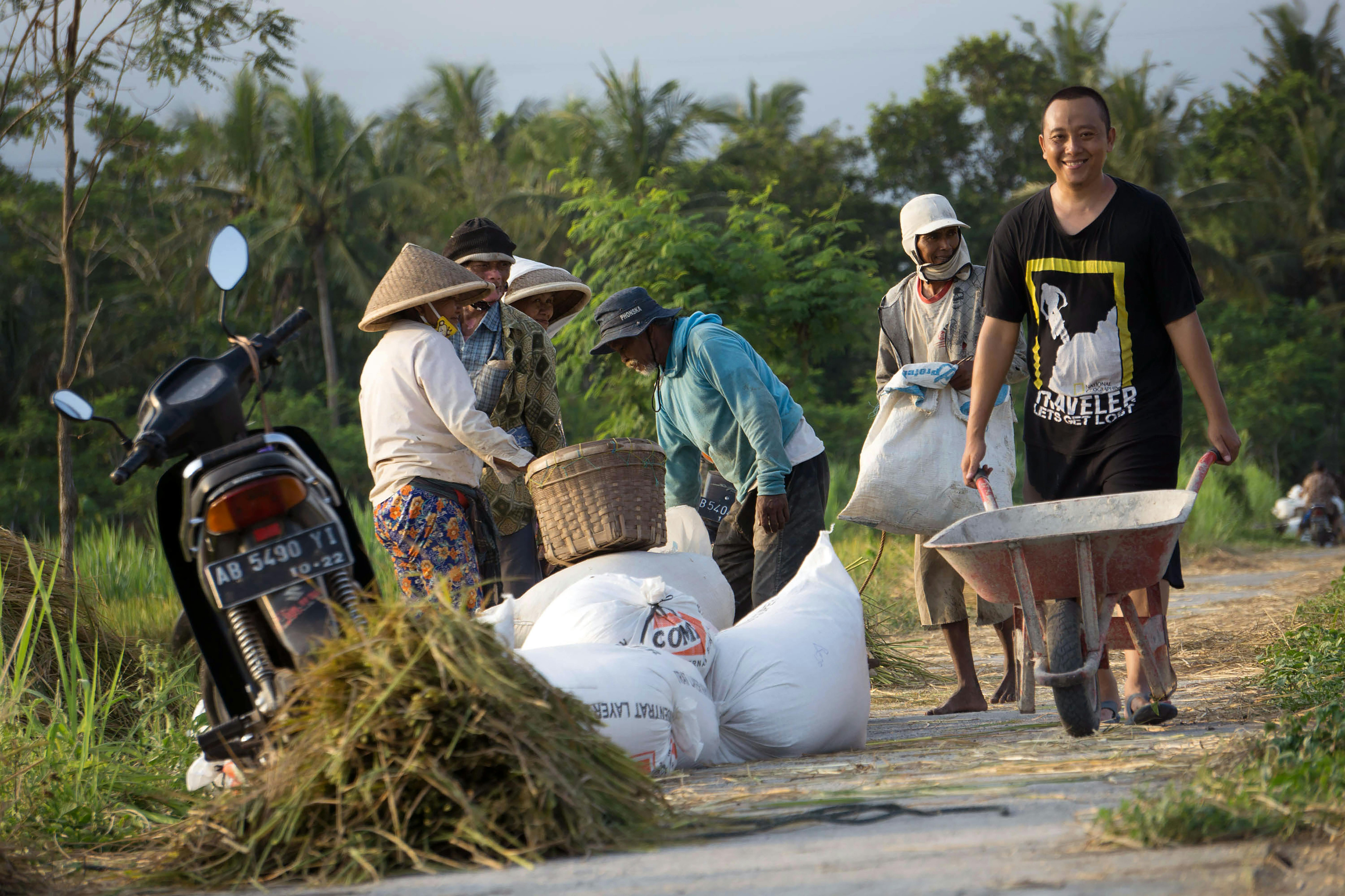 Smiling Farmers Working · Free Stock Photo