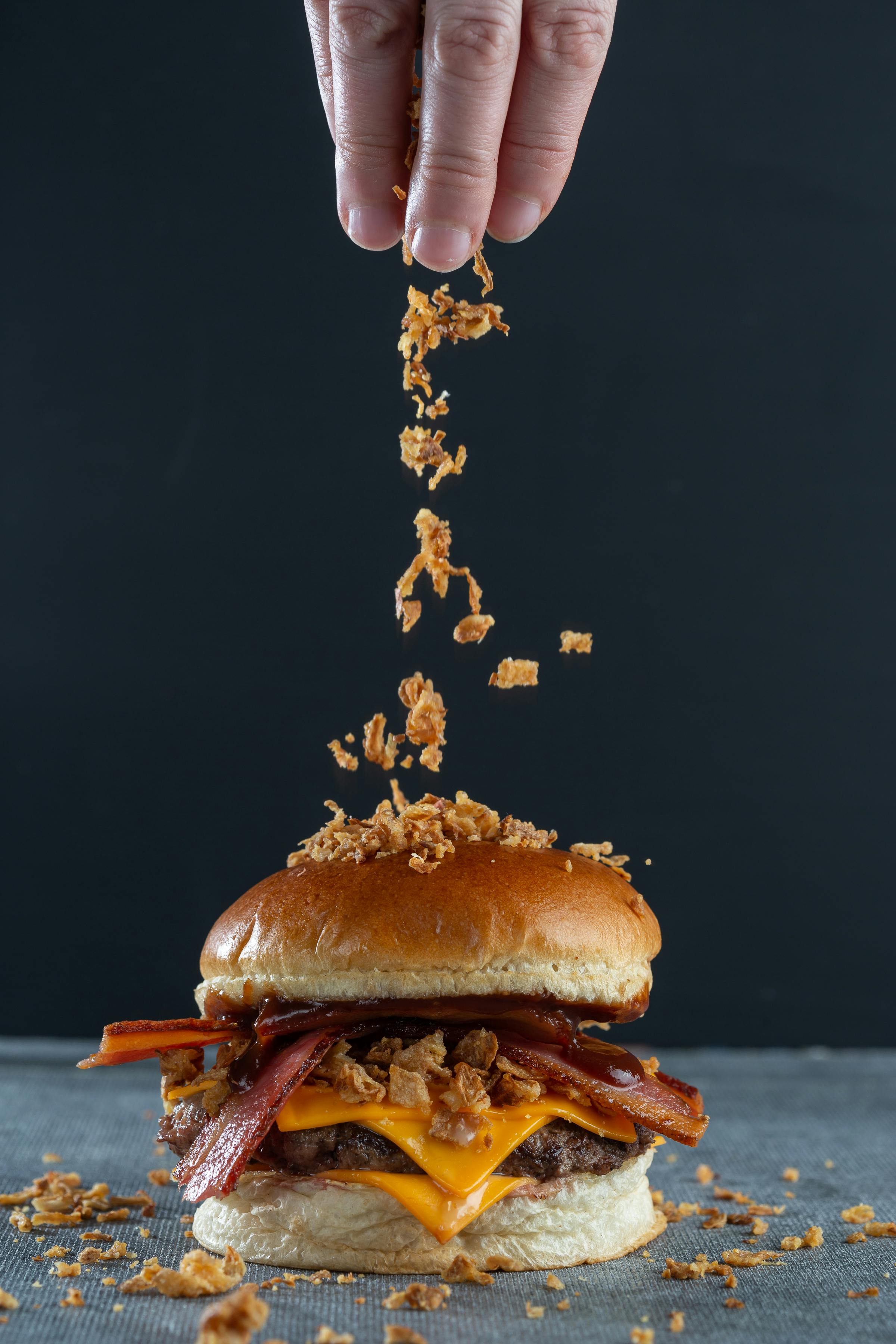 Close up of Cheeseburger · Free Stock Photo