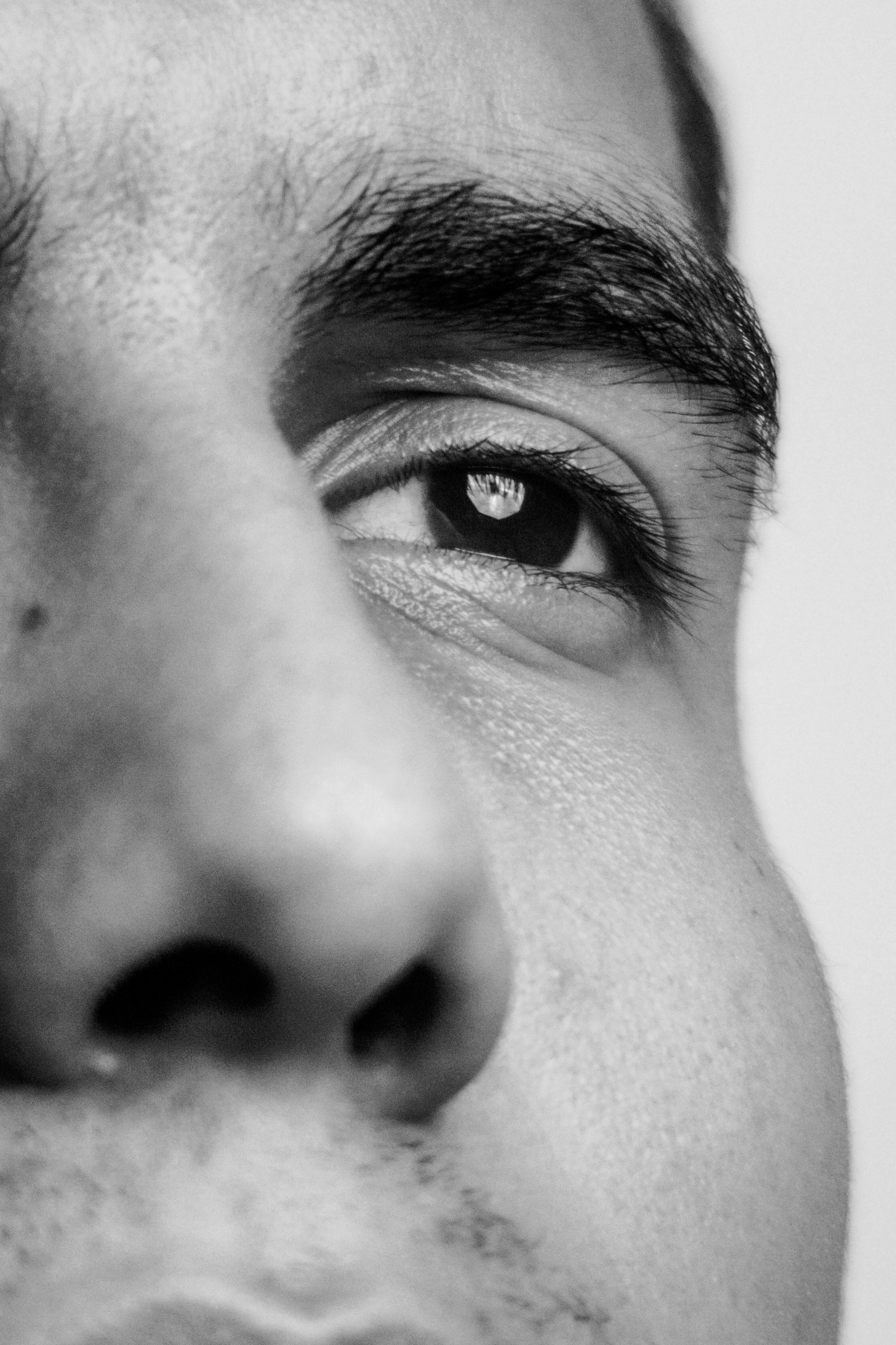 Close Up Shot of a Man's Eye · Free Stock Photo