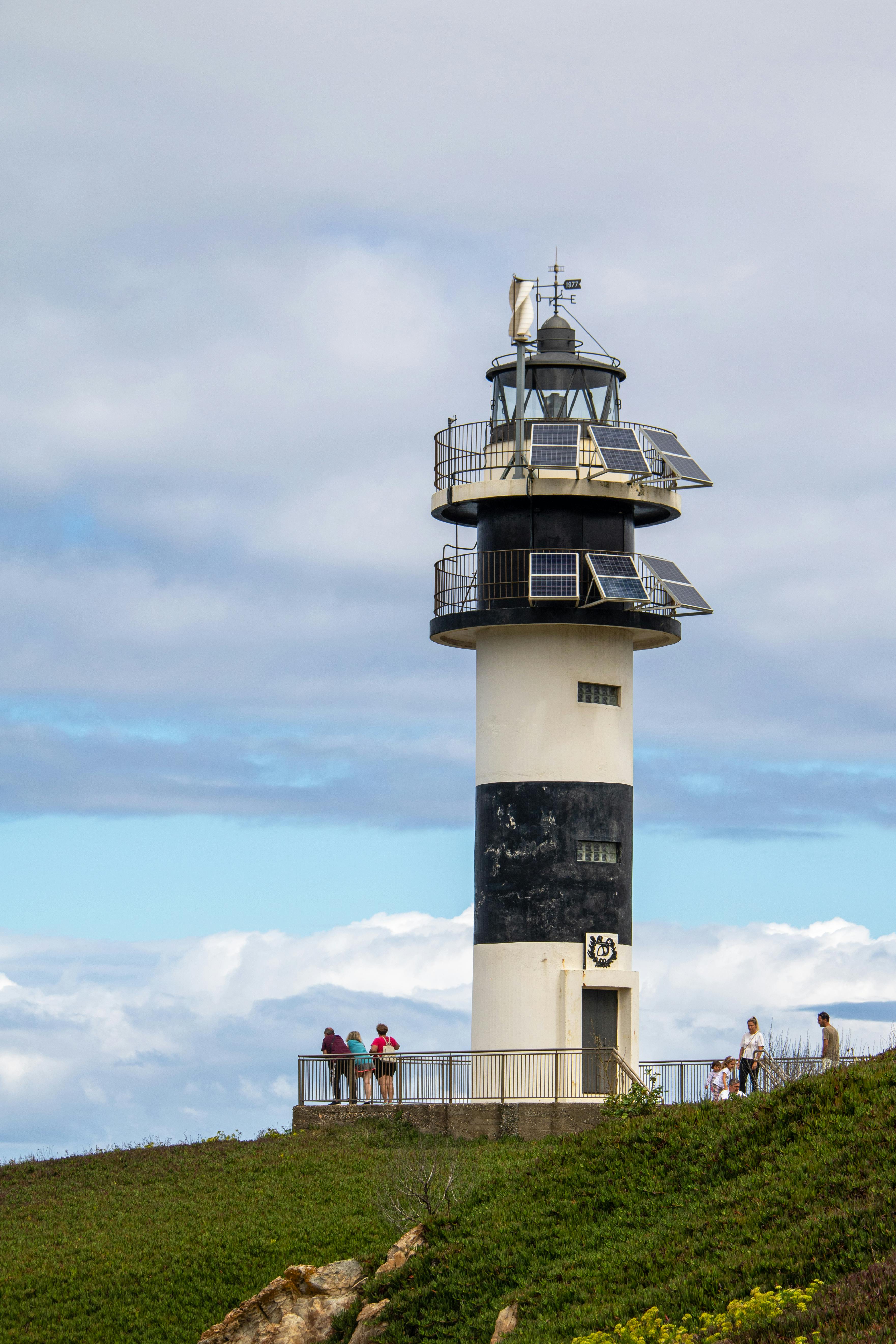 Lighthouse with Solar Panels · Free Stock Photo