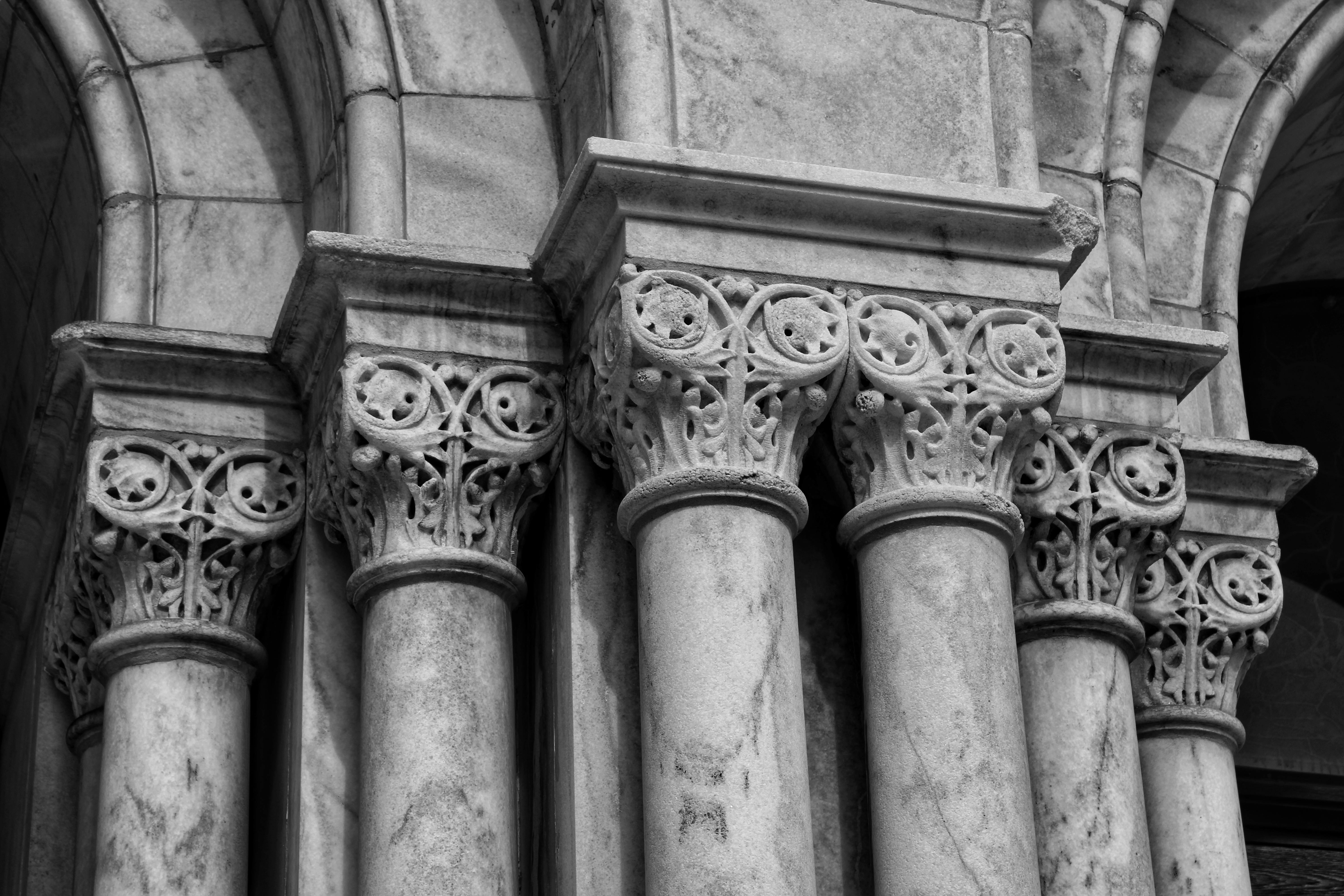 Grey Concrete Columns · Free Stock Photo