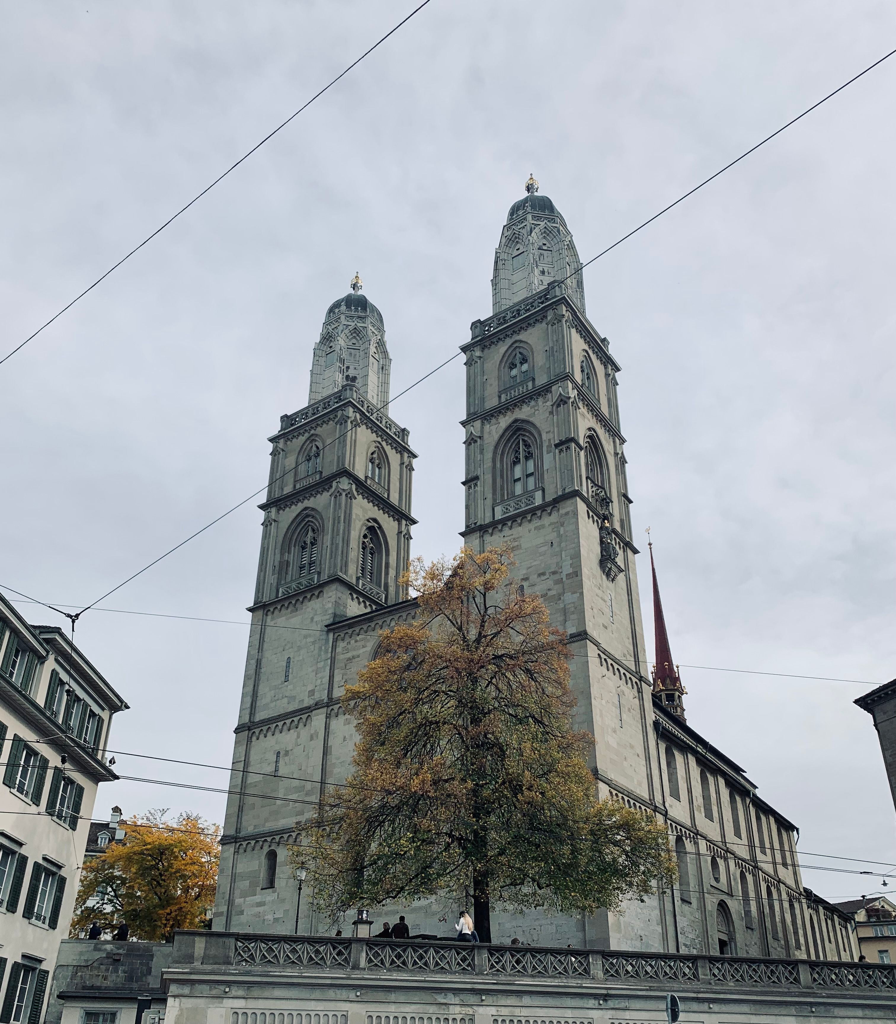 Exterior of the Grossmunster Church in Zurich · Free Stock Photo