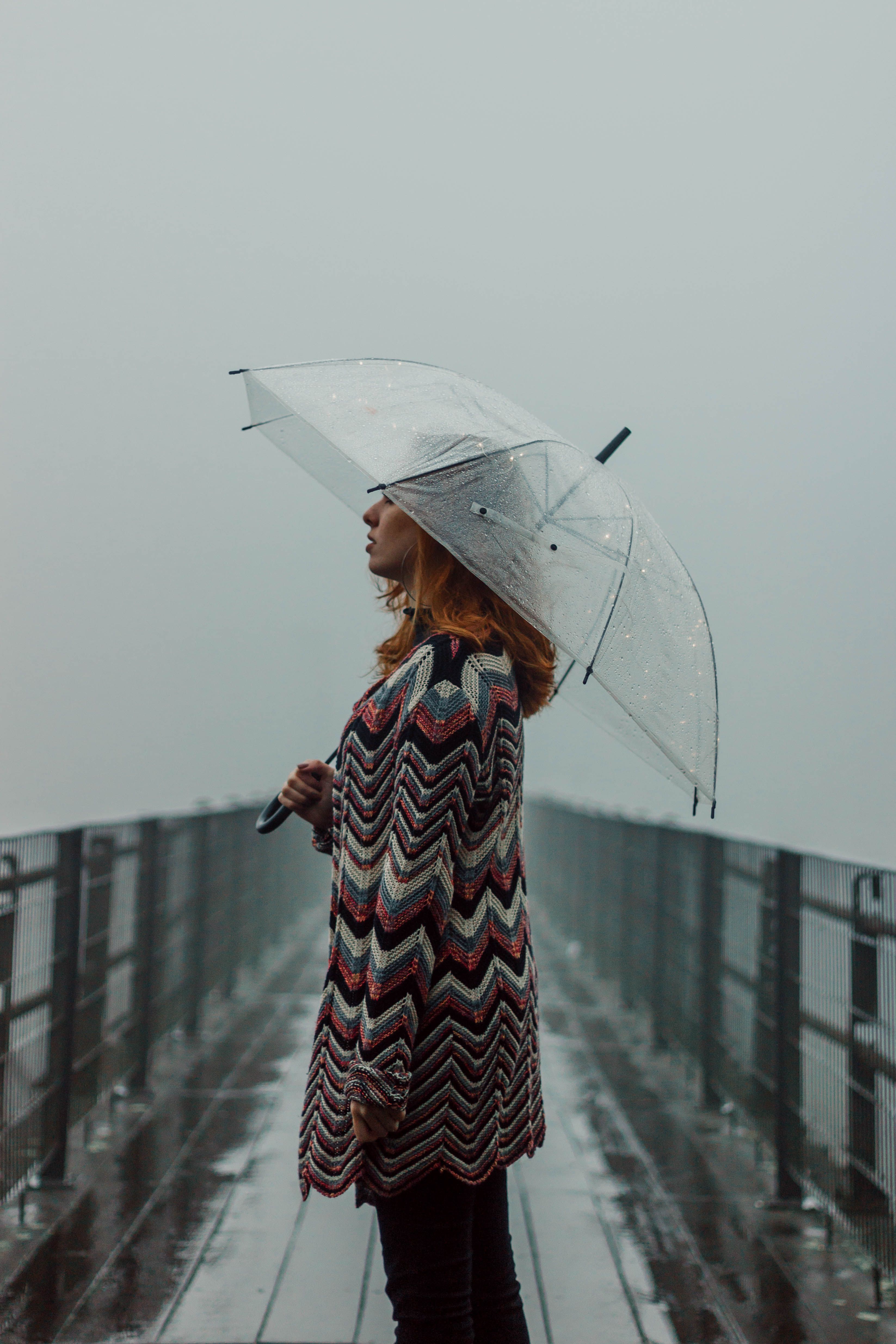 Photo Of Person Holding An Umbrella · Free Stock Photo
