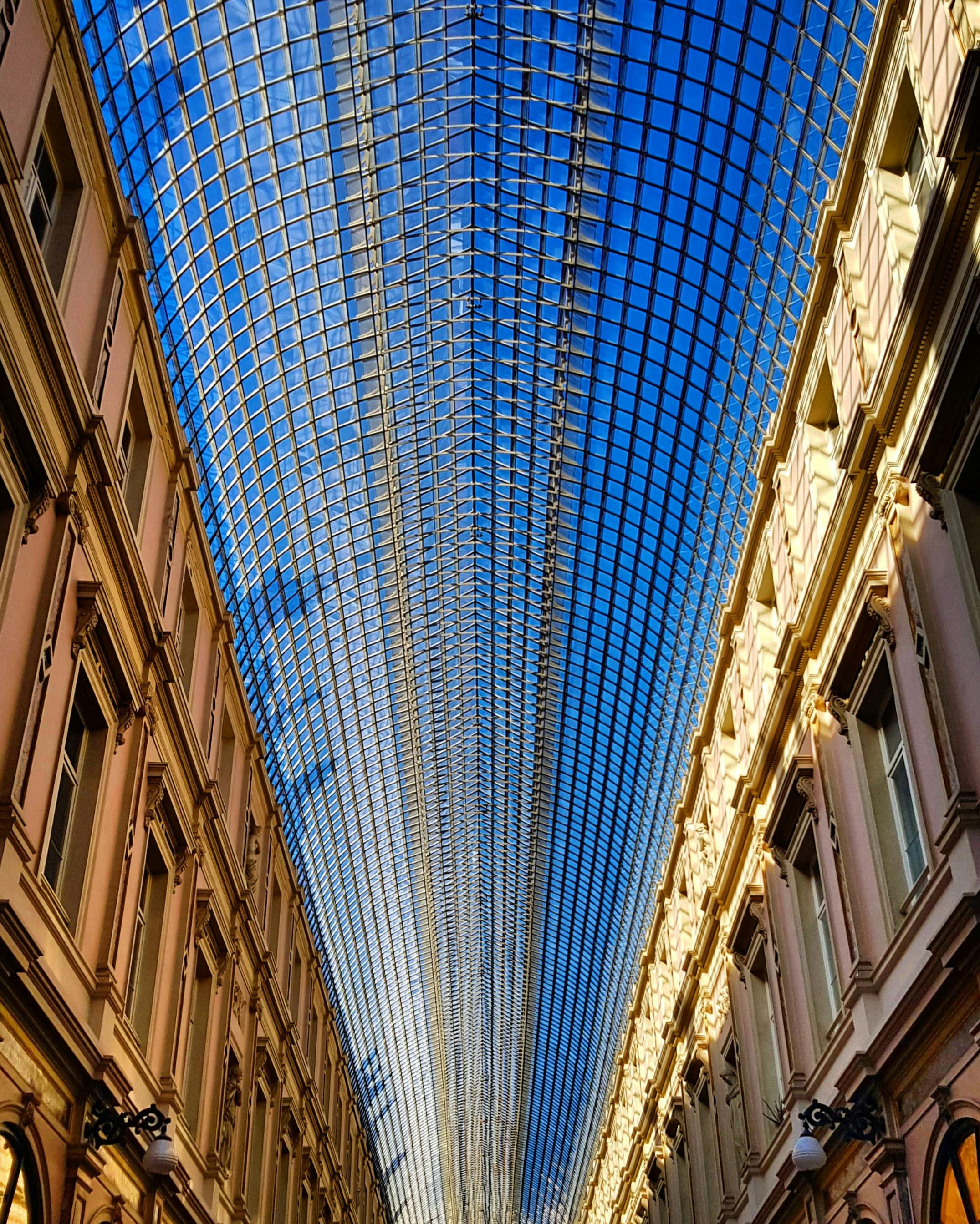 Ceiling in a Shopping Mall in Brussels · Free Stock Photo