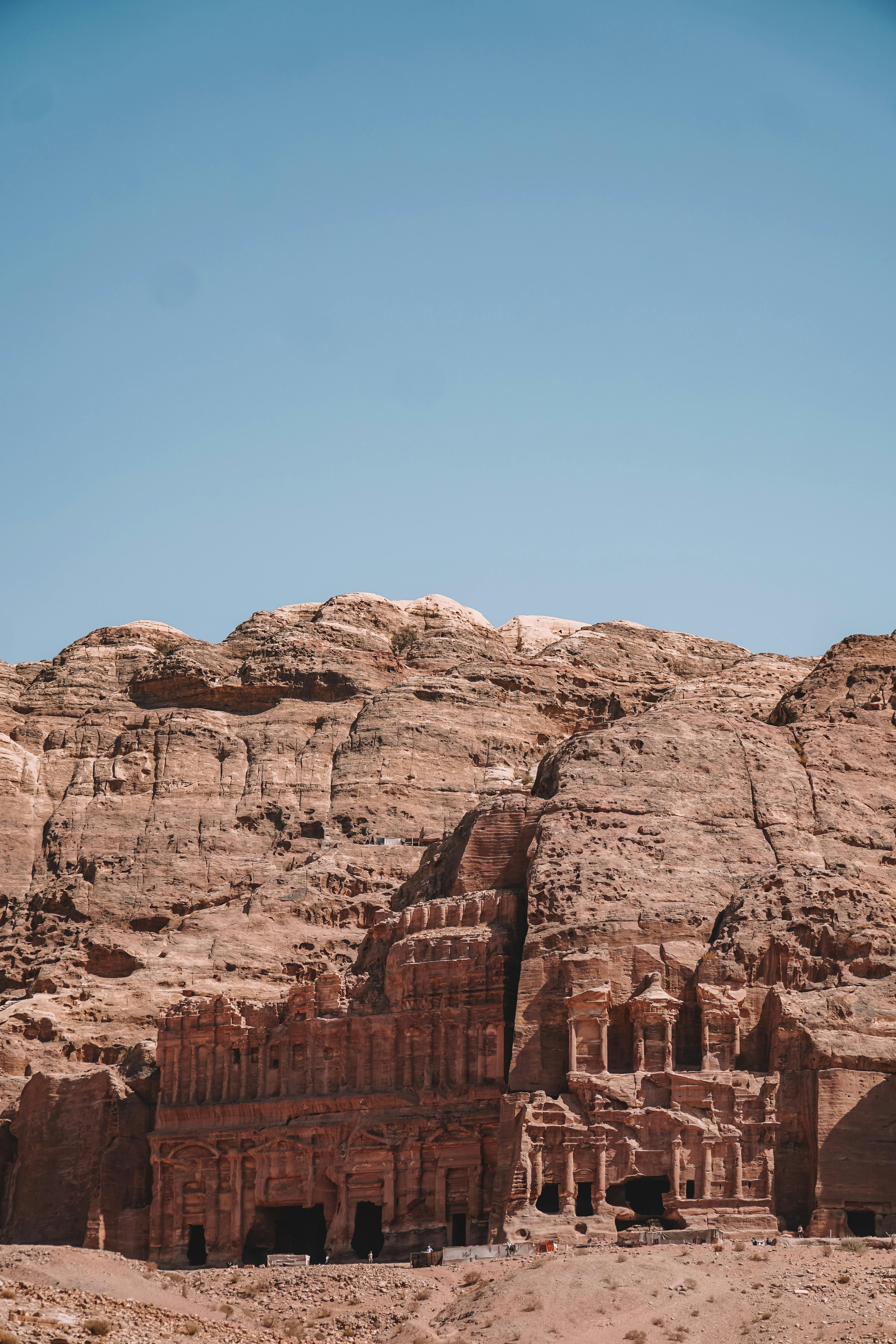 Ancient Building Carved in Rock · Free Stock Photo
