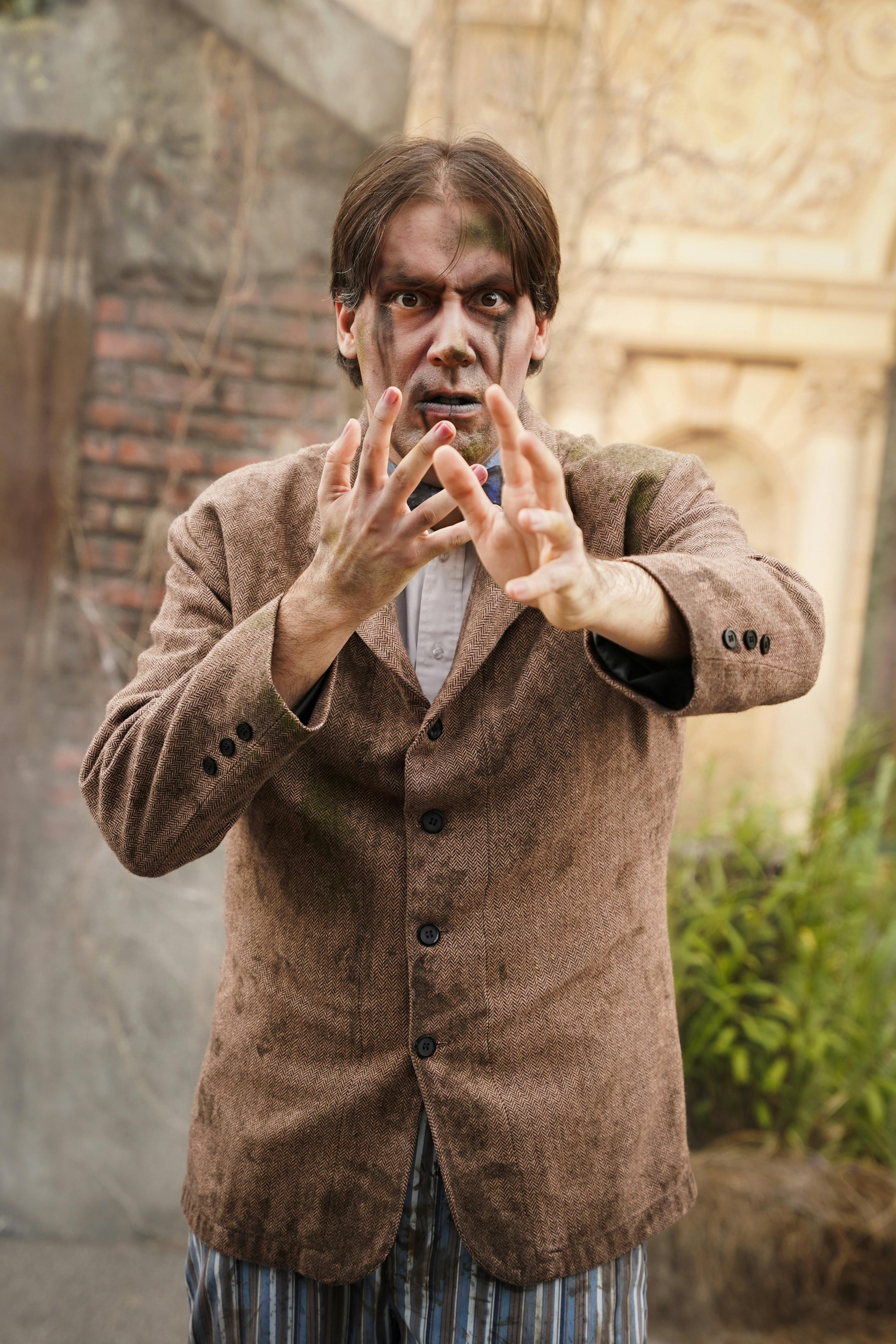 Man wearing Spooky Halloween Costume · Free Stock Photo