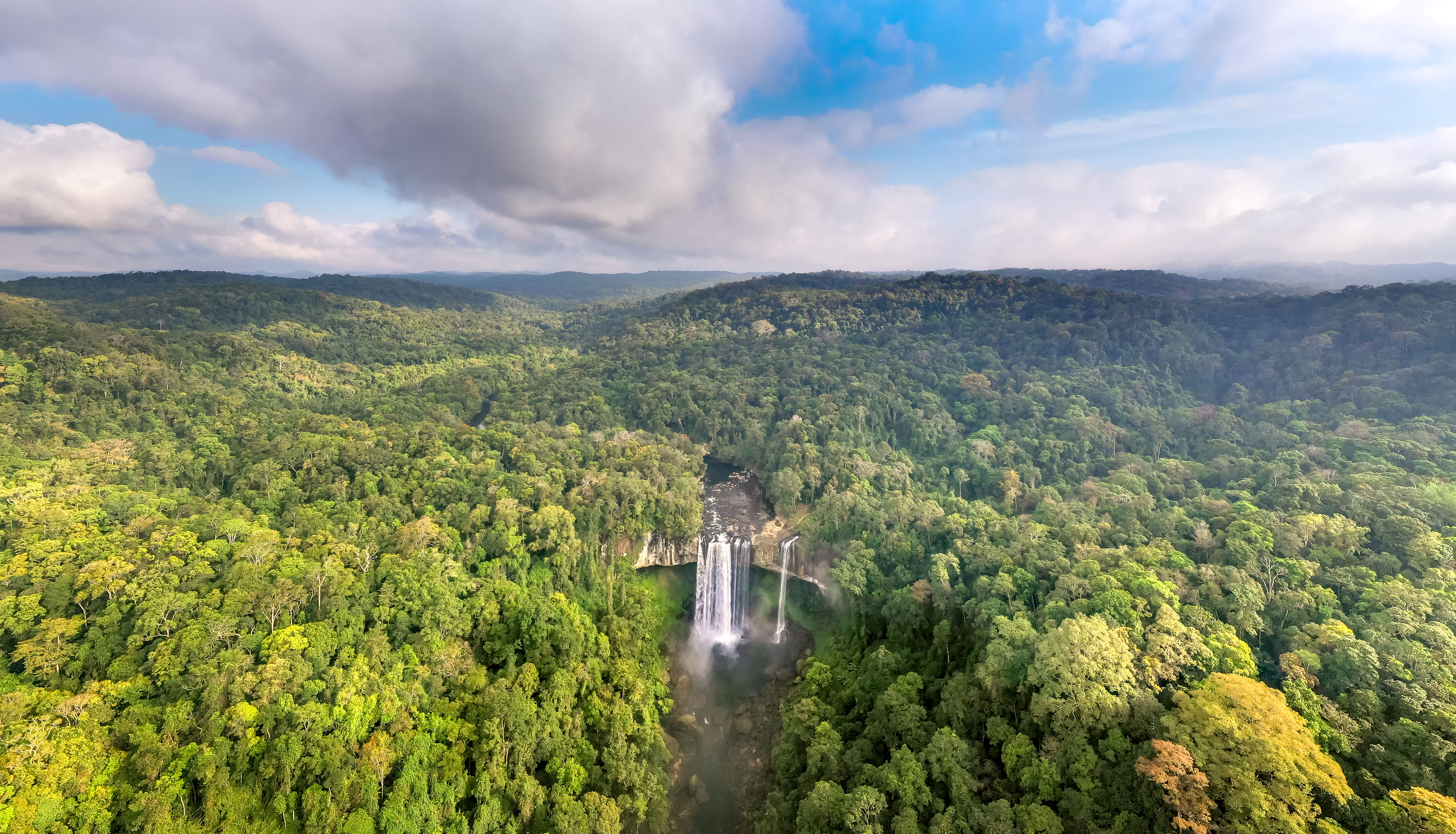Bird's-eye View of Kon Chu Rang Nature Reserve in Vietnam · Free Stock ...