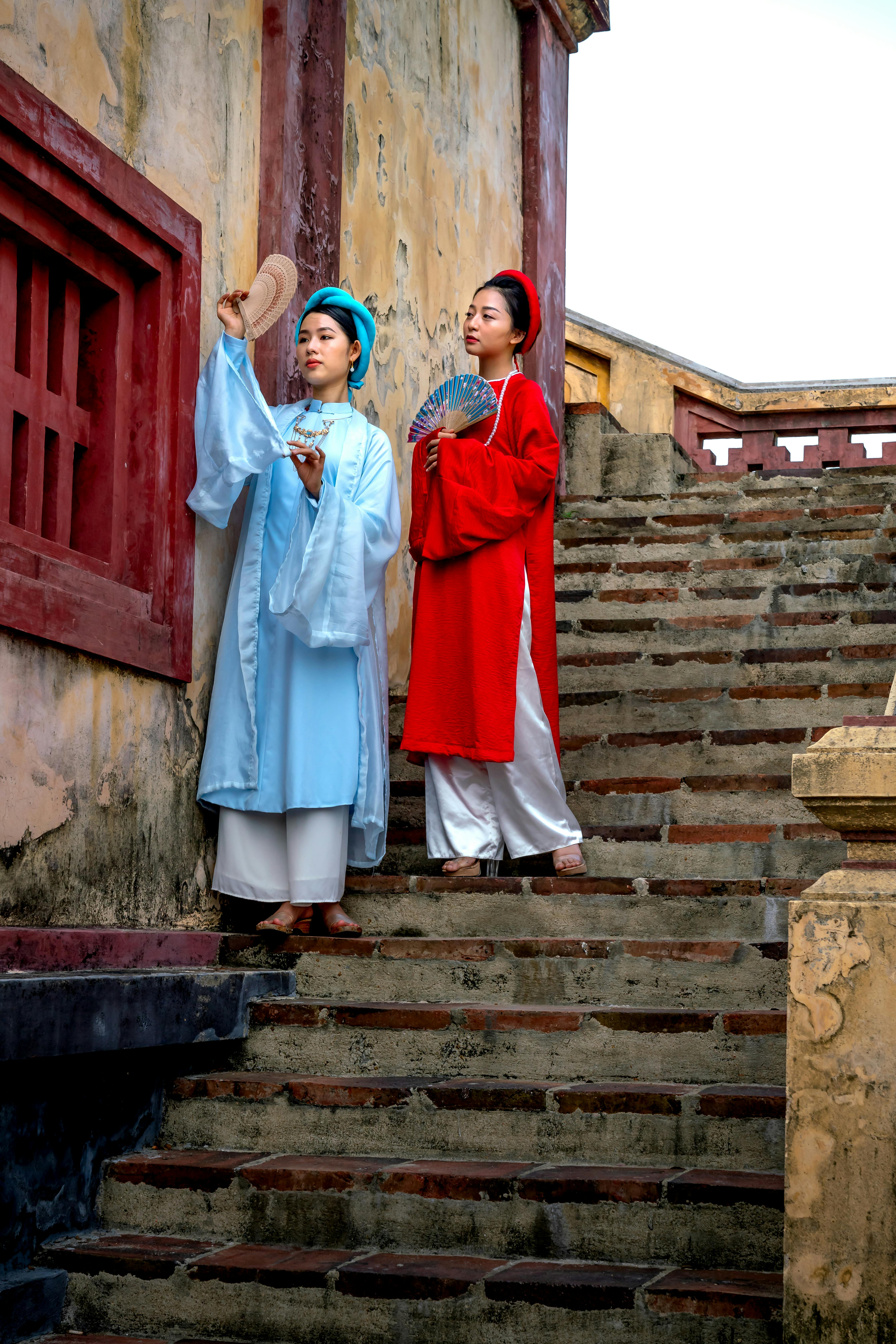 Women Wearing Traditional Clothing · Free Stock Photo