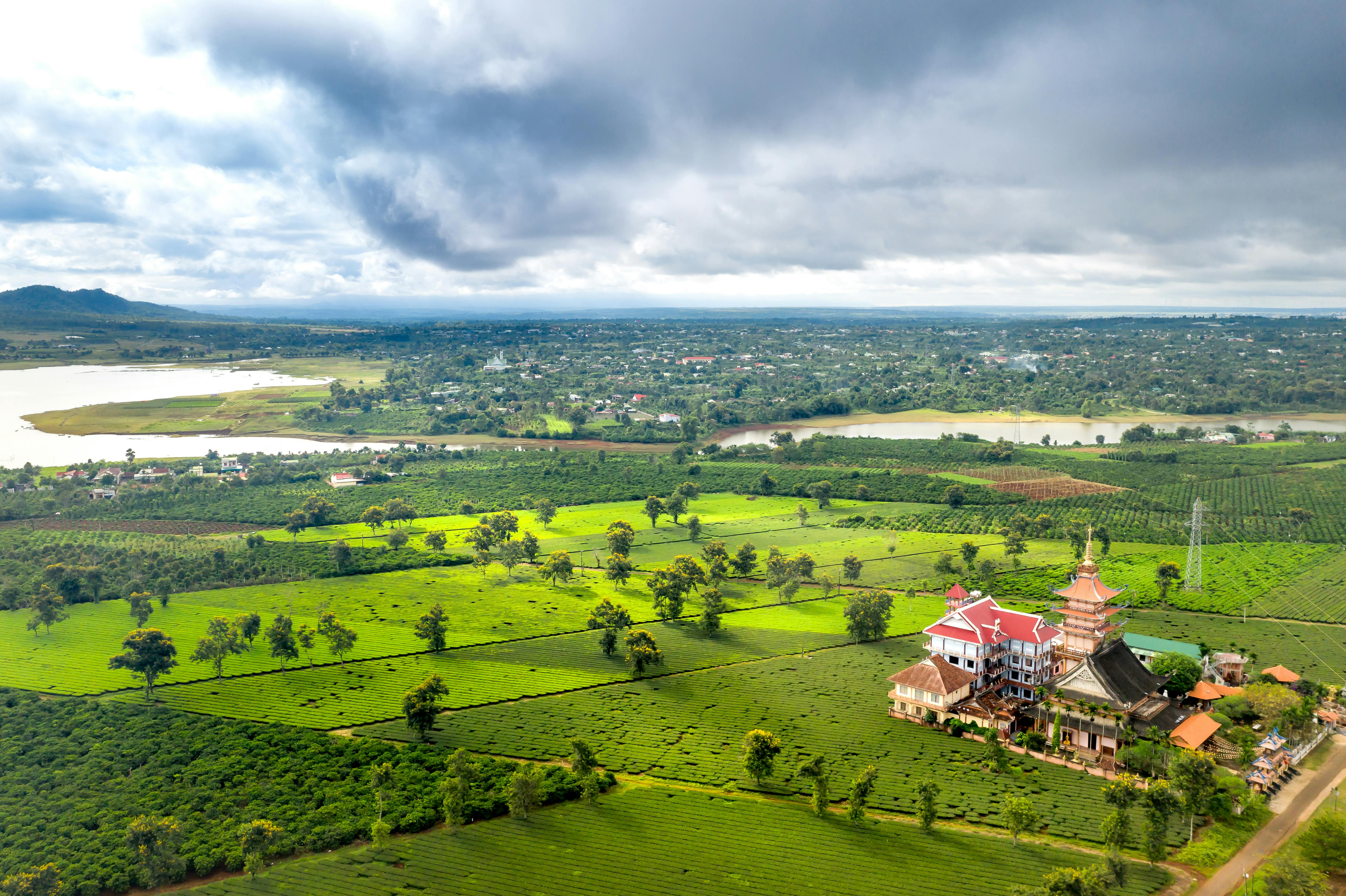 Aerial Photography of Open Field · Free Stock Photo