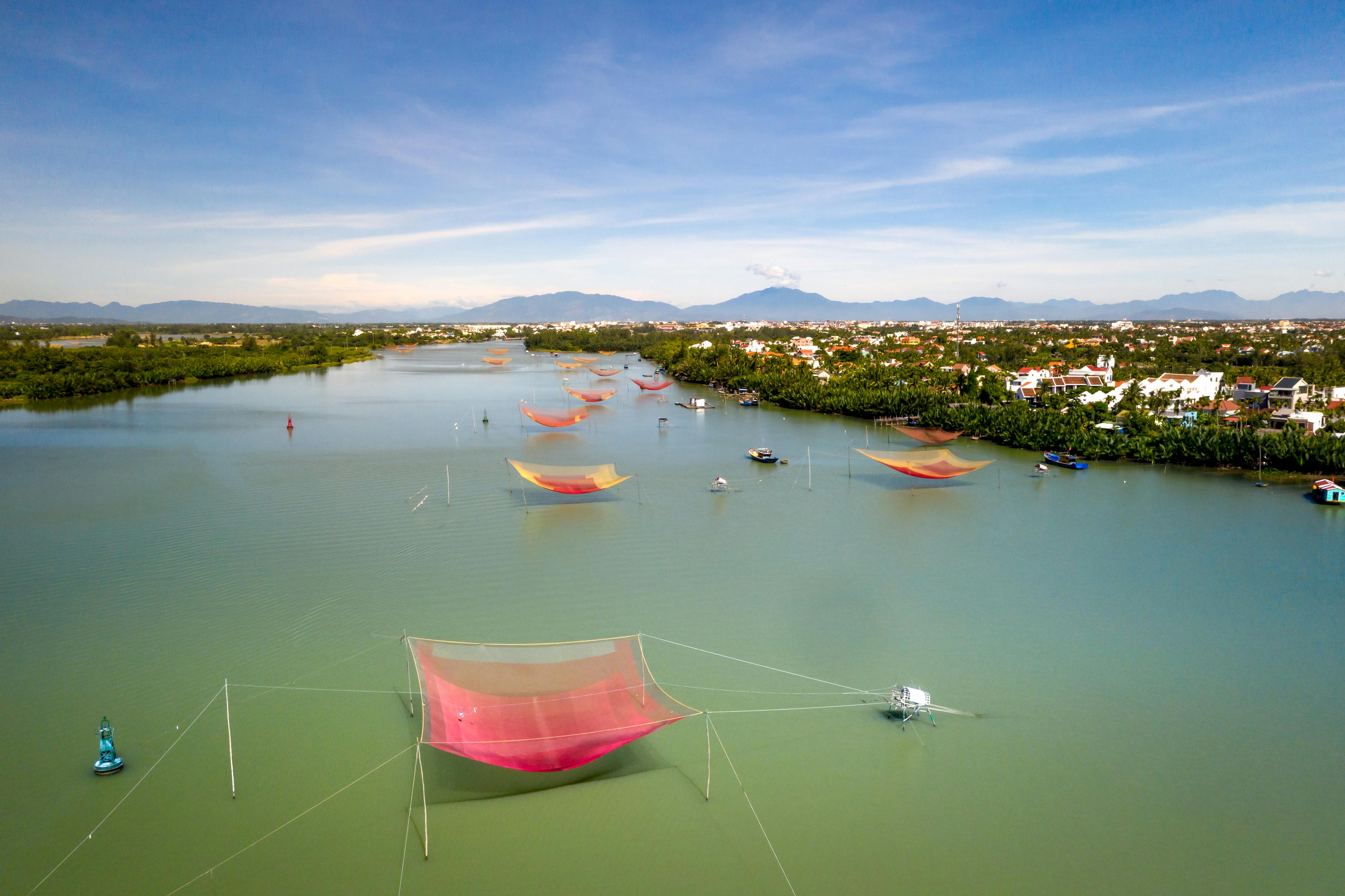 Fishing Nets on the River · Free Stock Photo