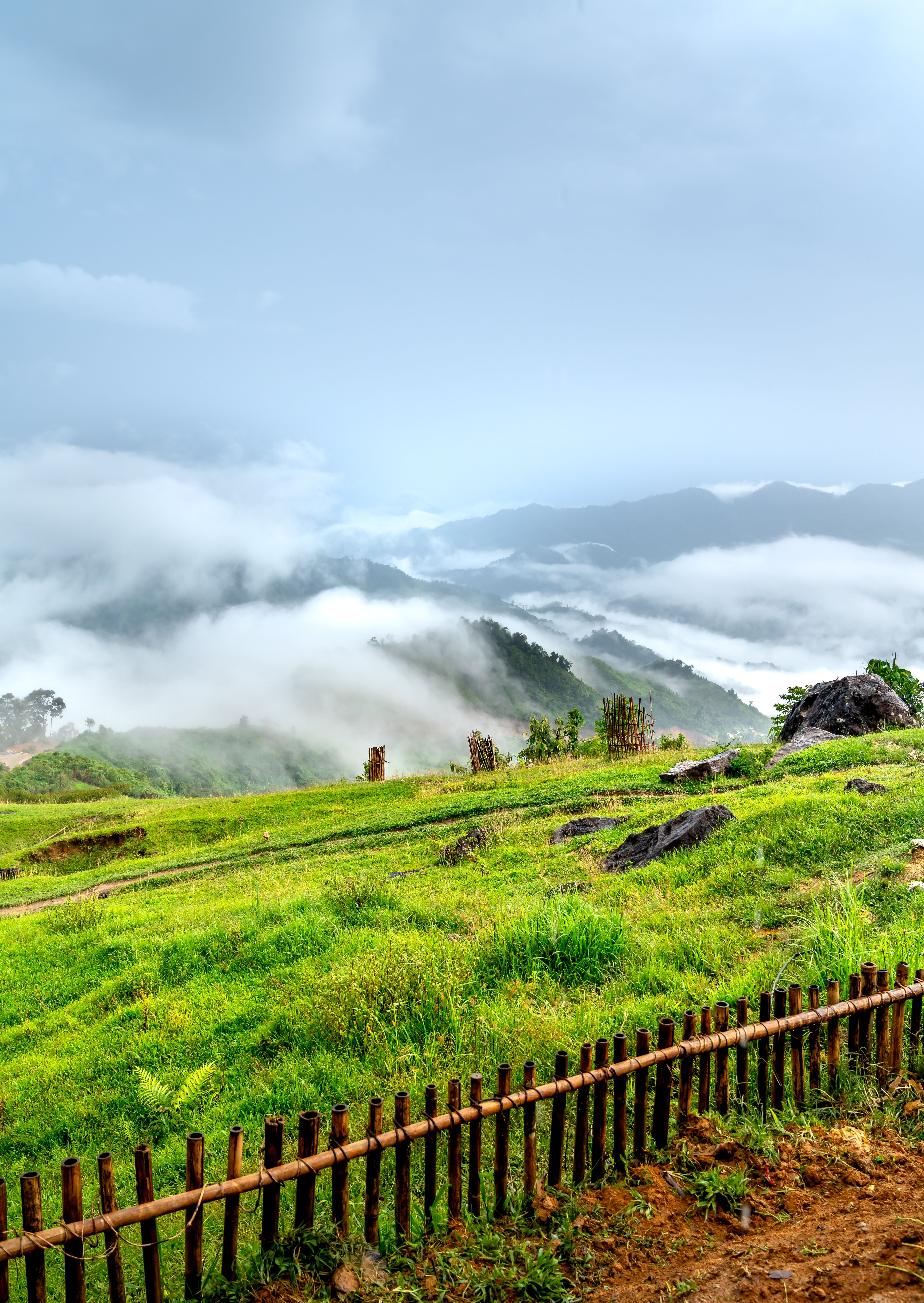 Rural Landscape with a View of the Mountains · Free Stock Photo