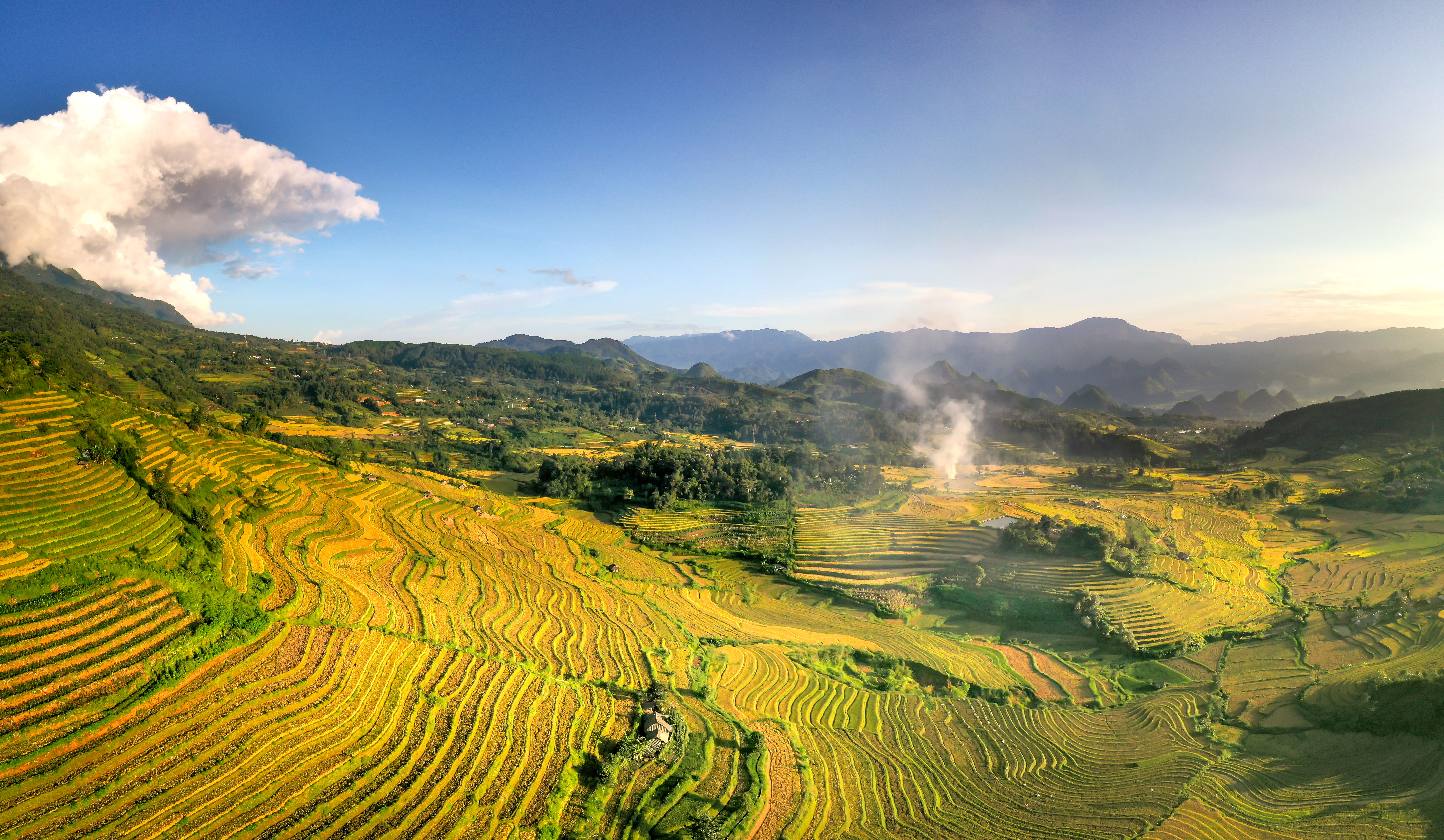 Aerial View of Mountains and Hills · Free Stock Photo