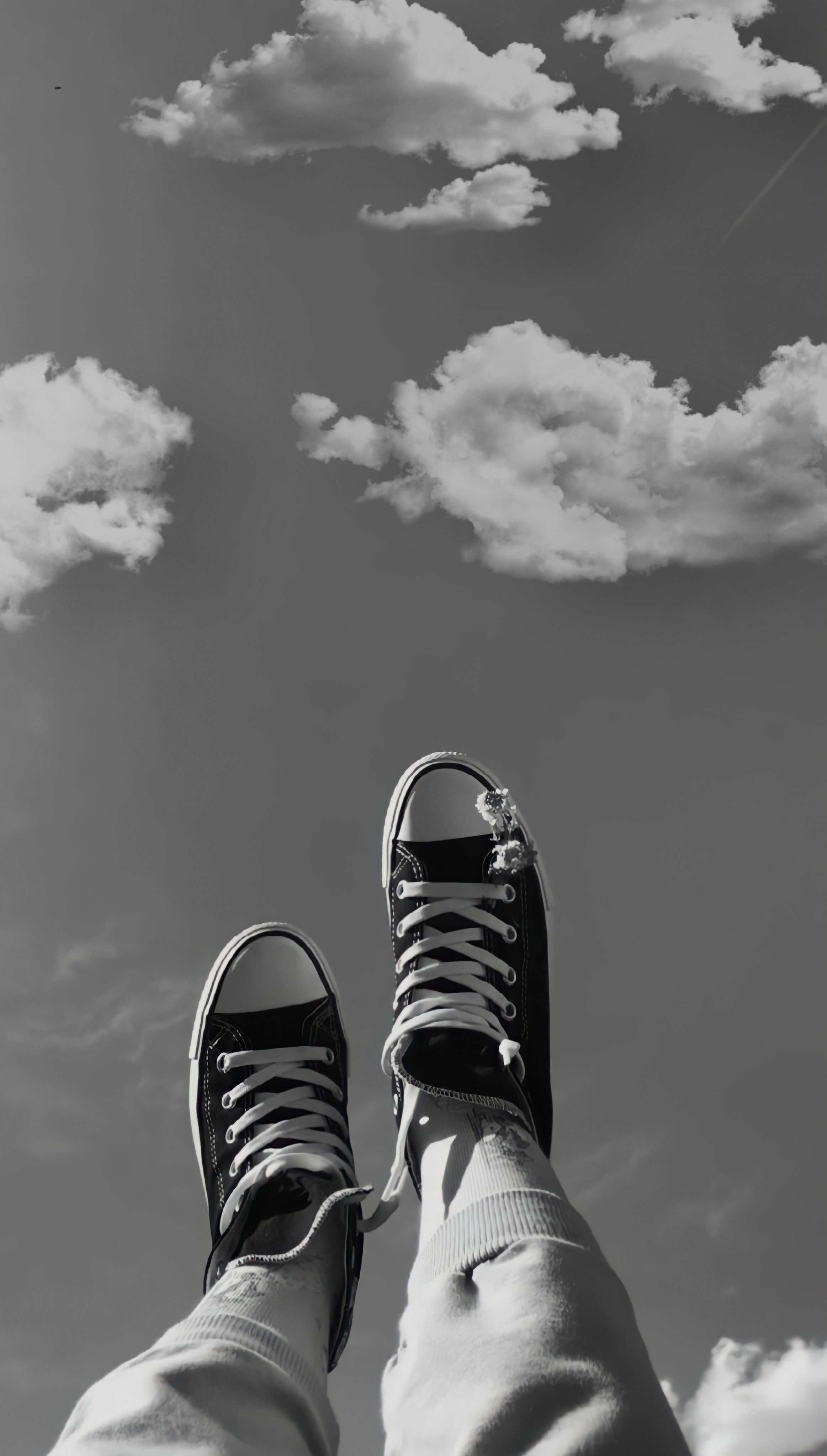 Grayscale Photo Of Human Feet · Free Stock Photo