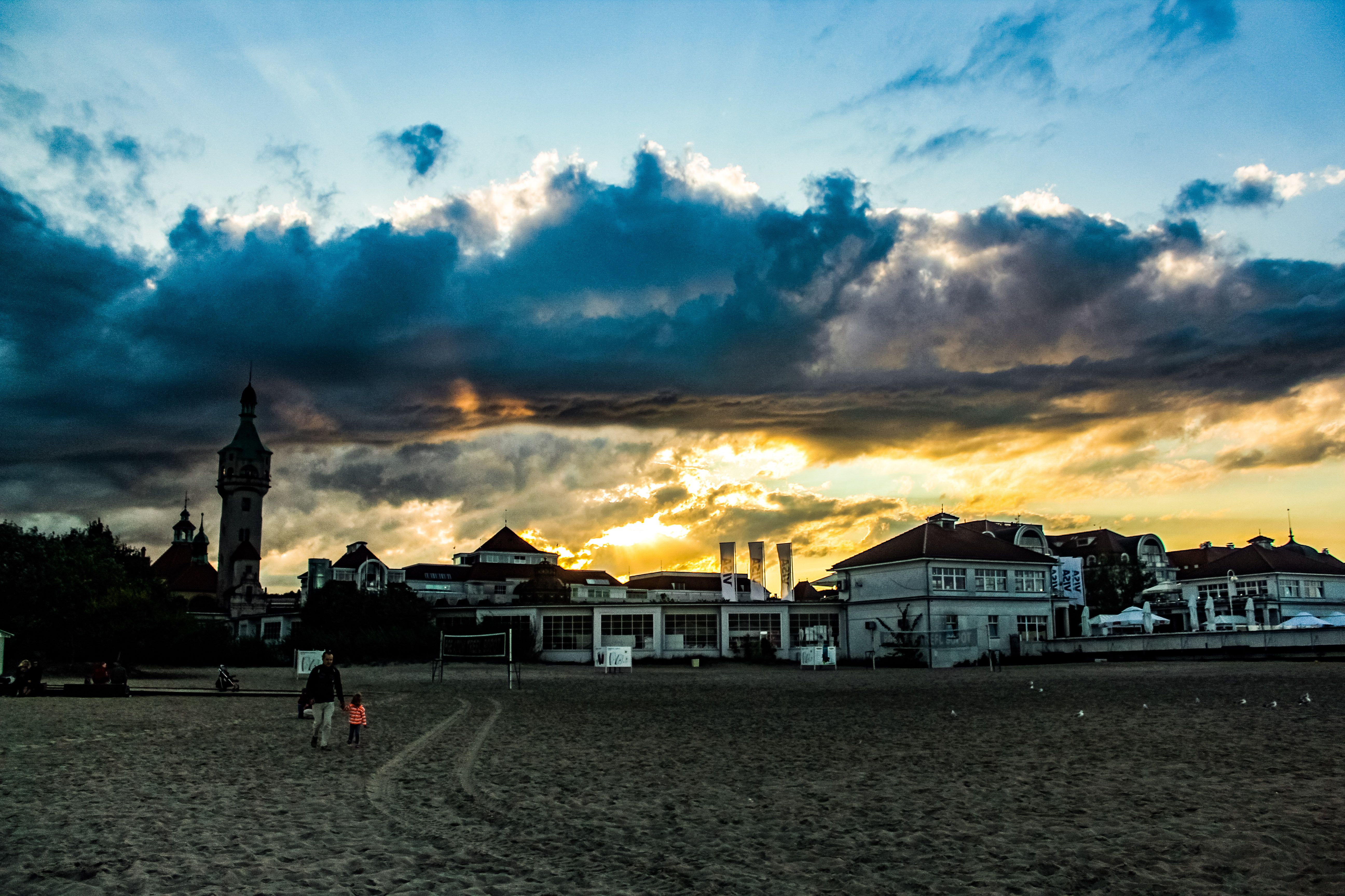 Beach Front Buildings · Free Stock Photo