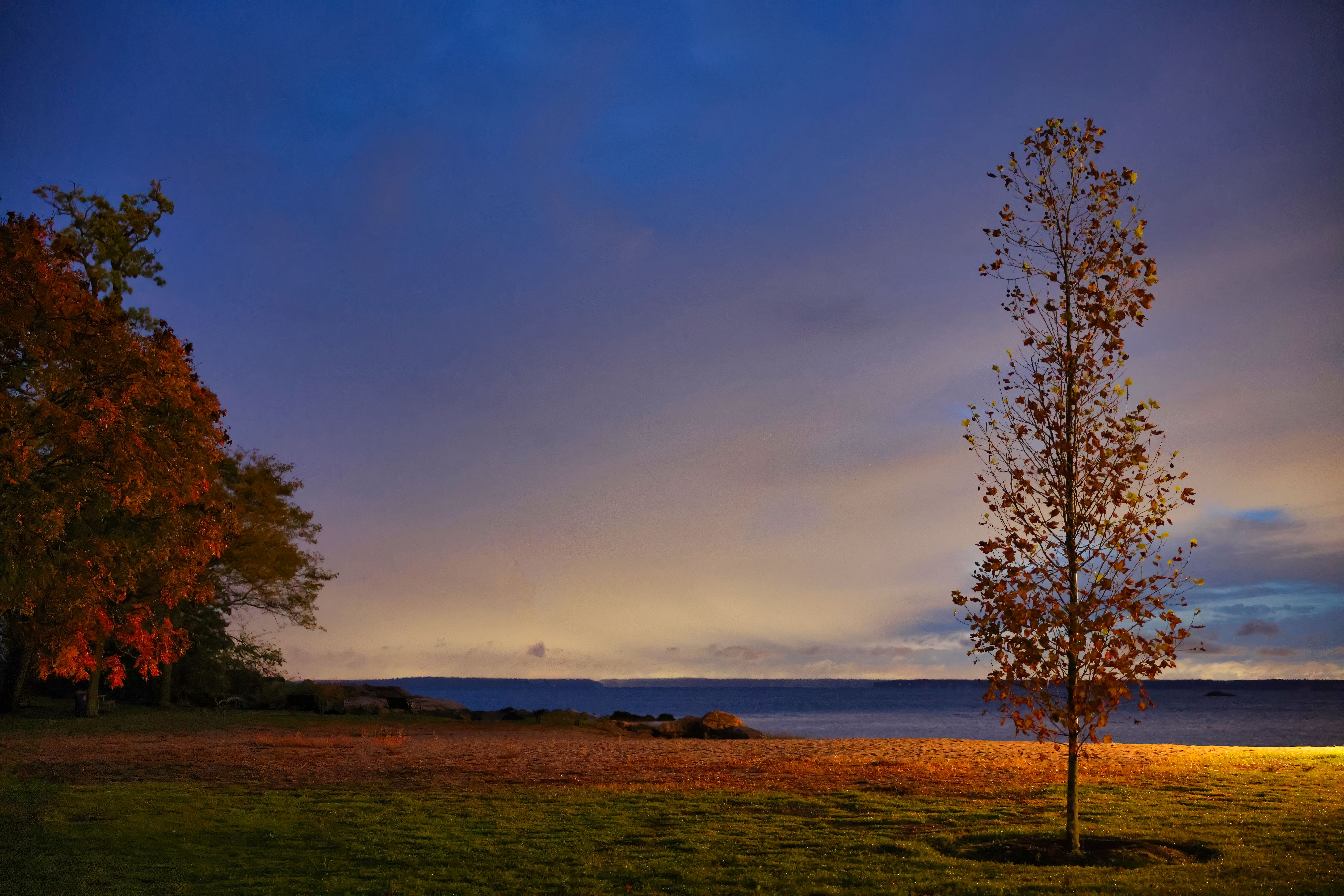 Scenic View of Seaside during Dawn · Free Stock Photo