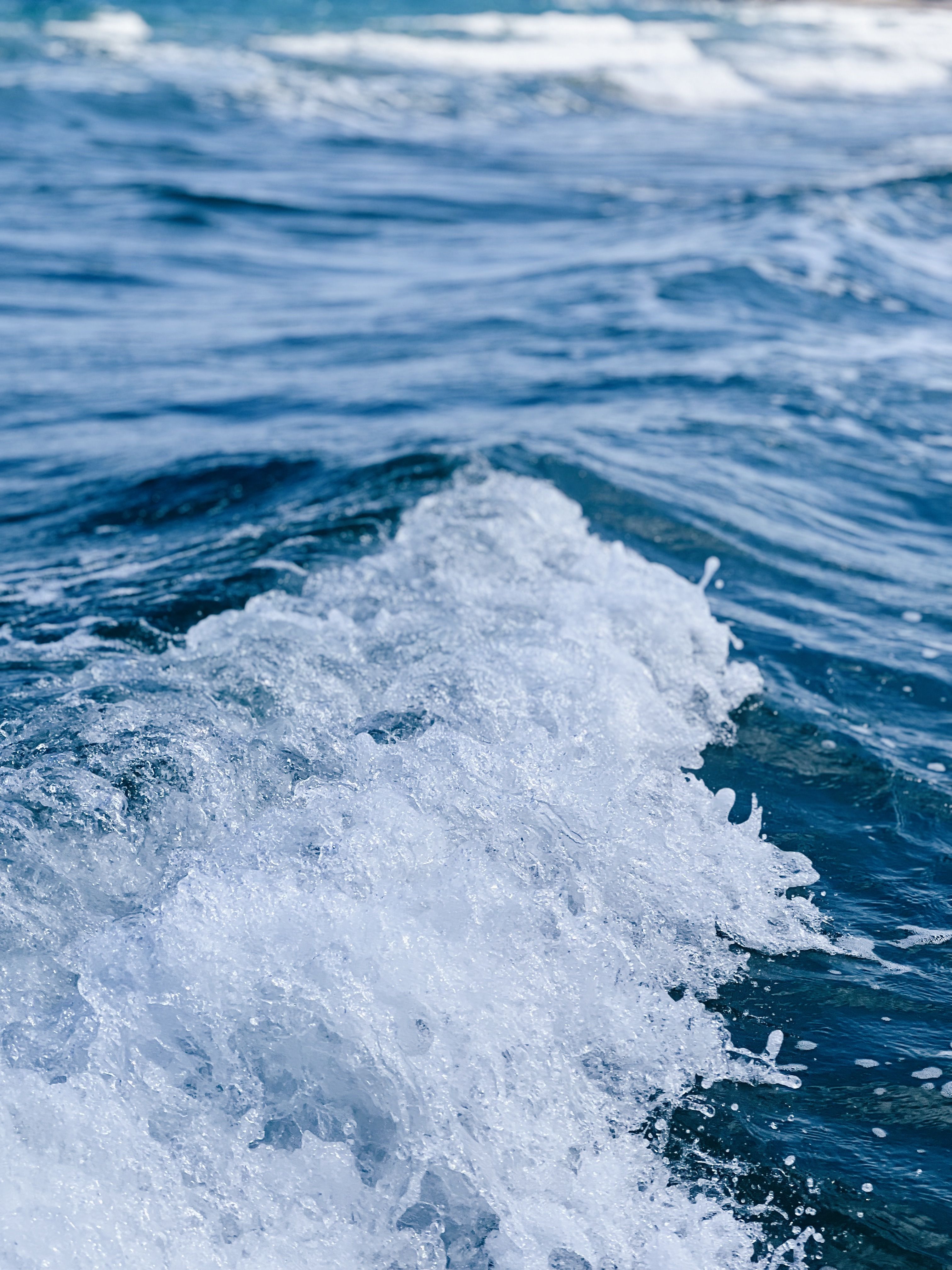 Close-up Photo of Water Waves · Free Stock Photo
