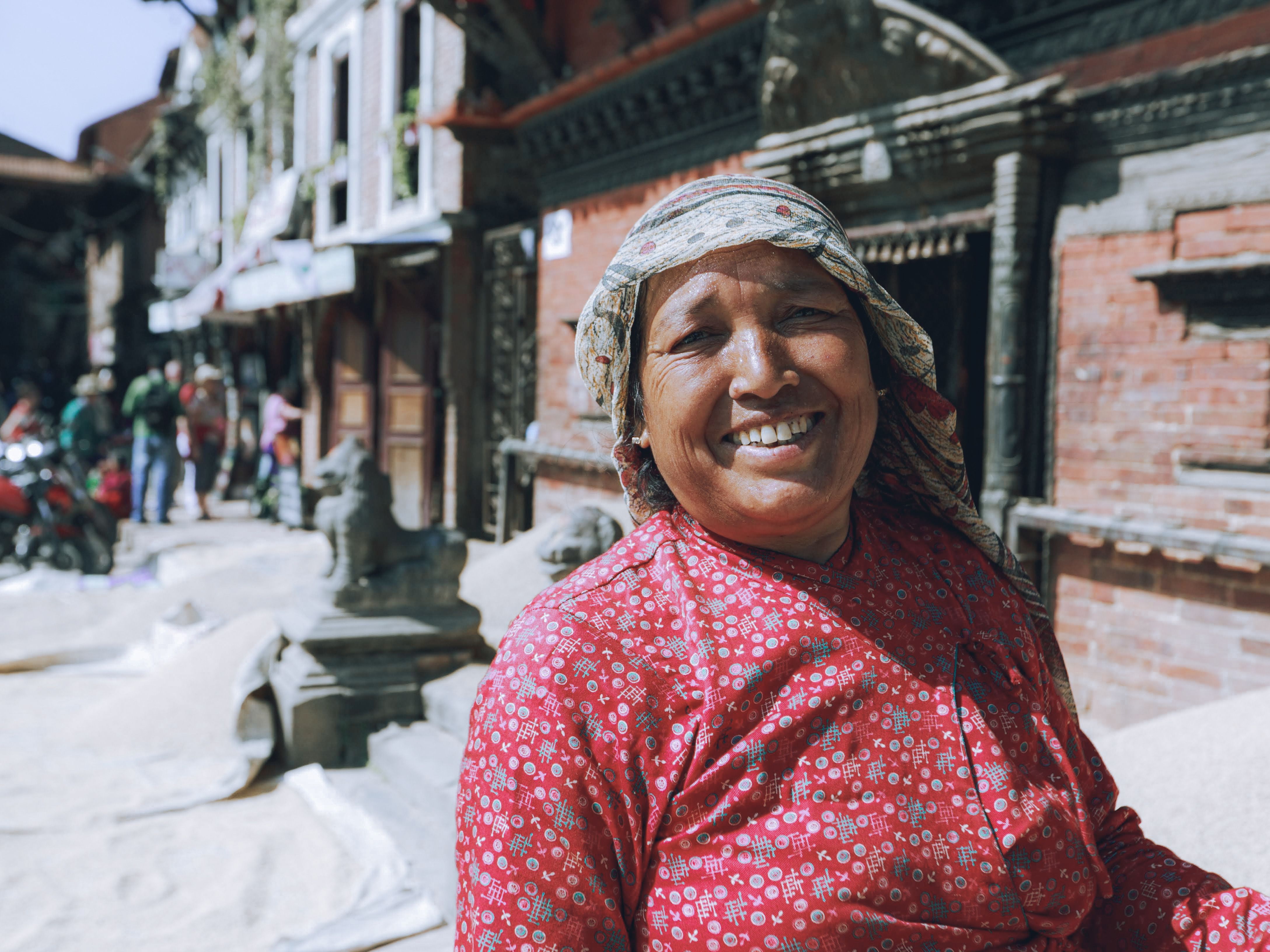 Portrait of a Woman Smiling · Free Stock Photo