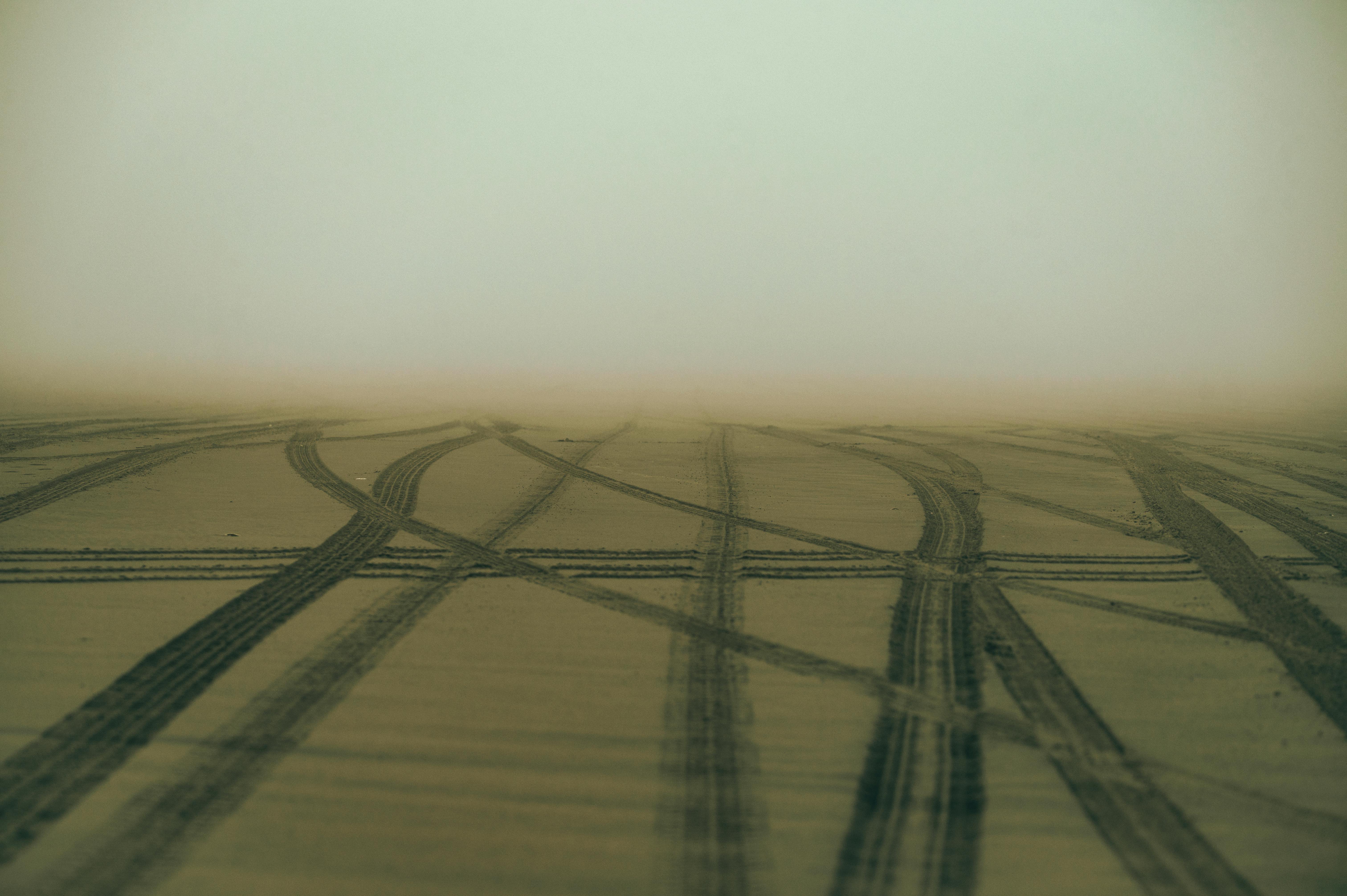 Aerial Photography of Tractors on Field · Free Stock Photo