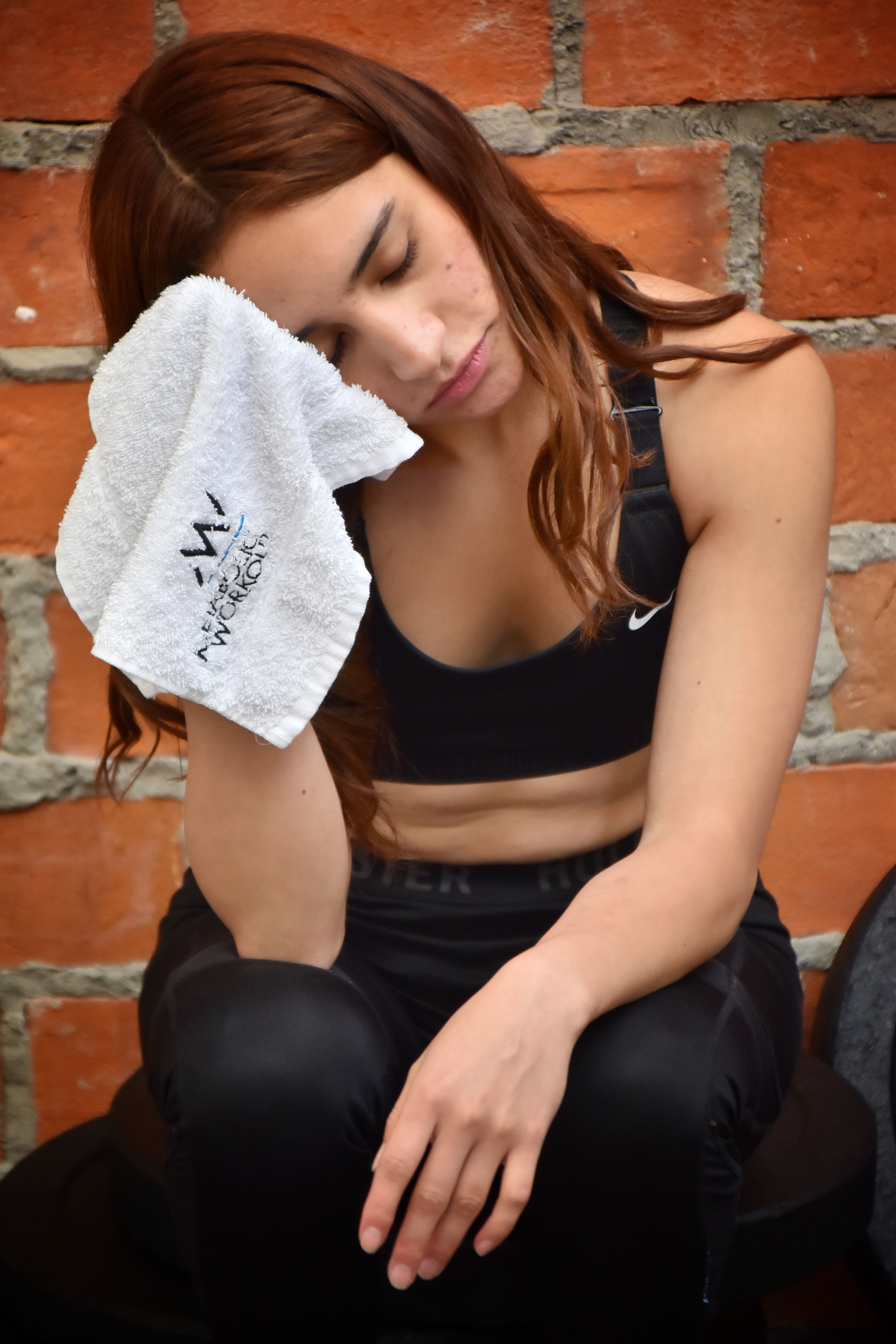 Beautiful Woman Wiping her Face · Free Stock Photo